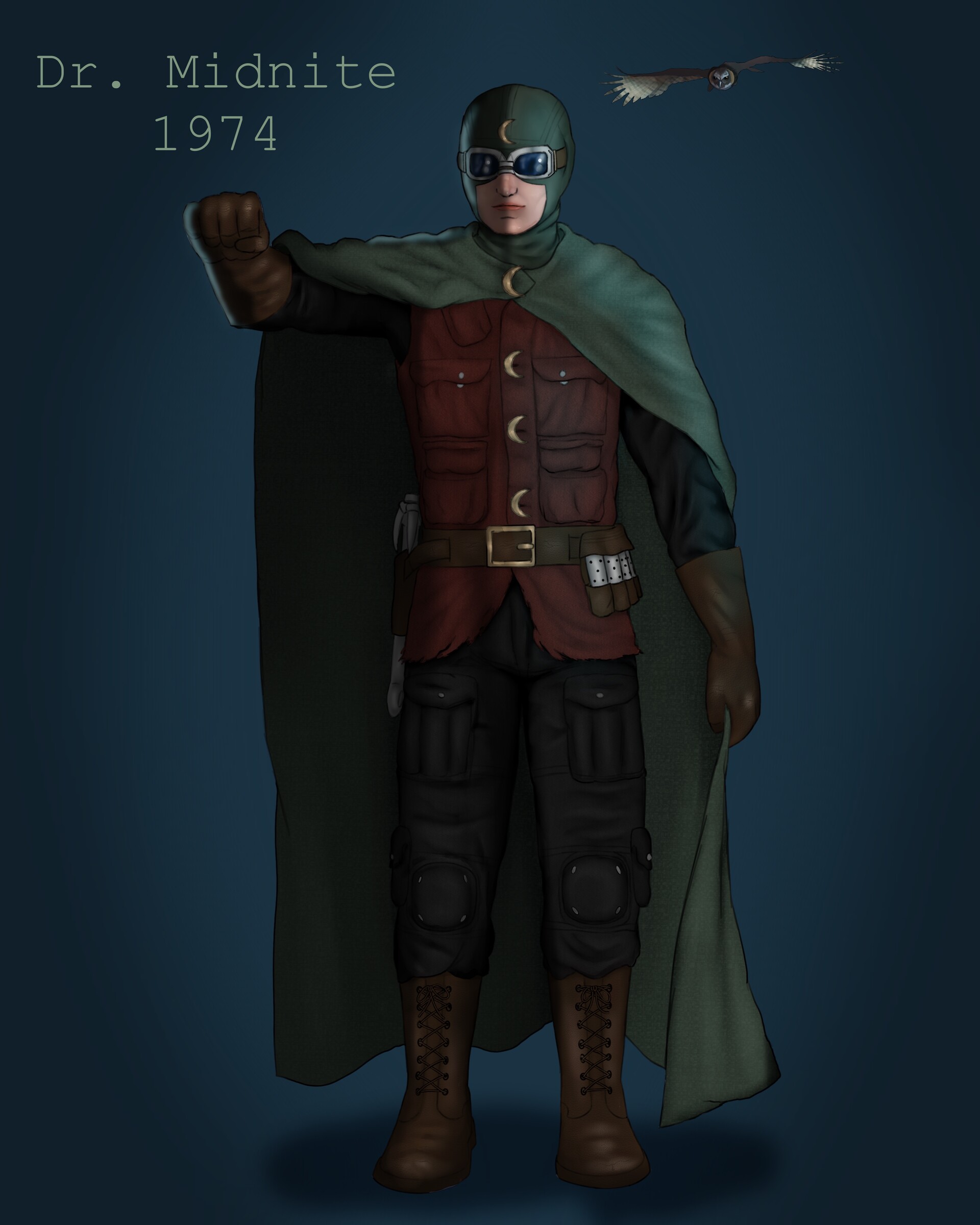 ArtStation - Dr. midnite, “JSA 1974”