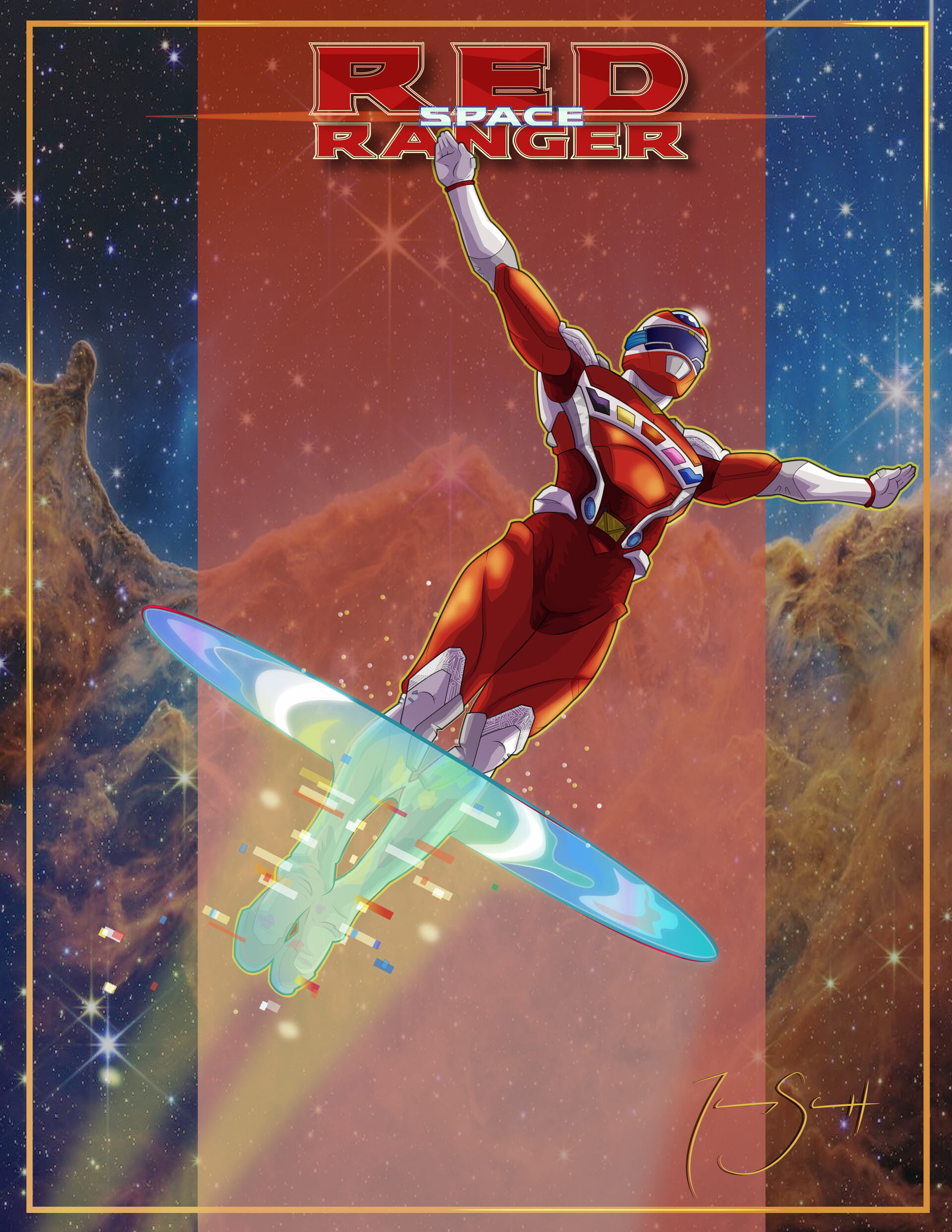 ArtStation - Red Space Ranger redesign