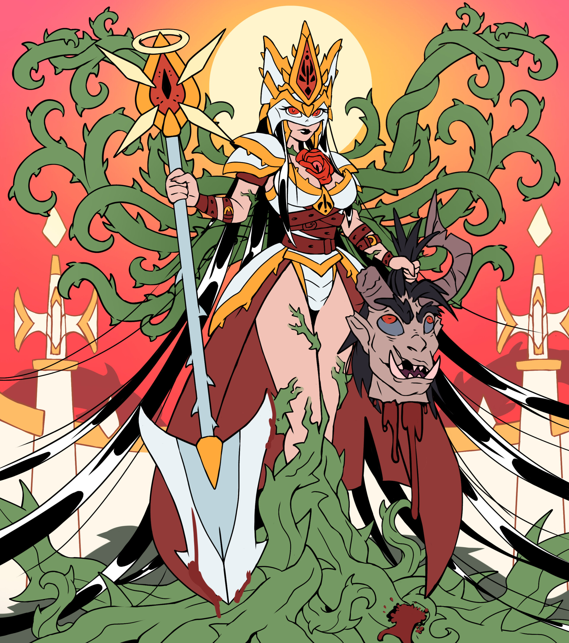 Nadezhda Mitkina - Flora - Knight of Light