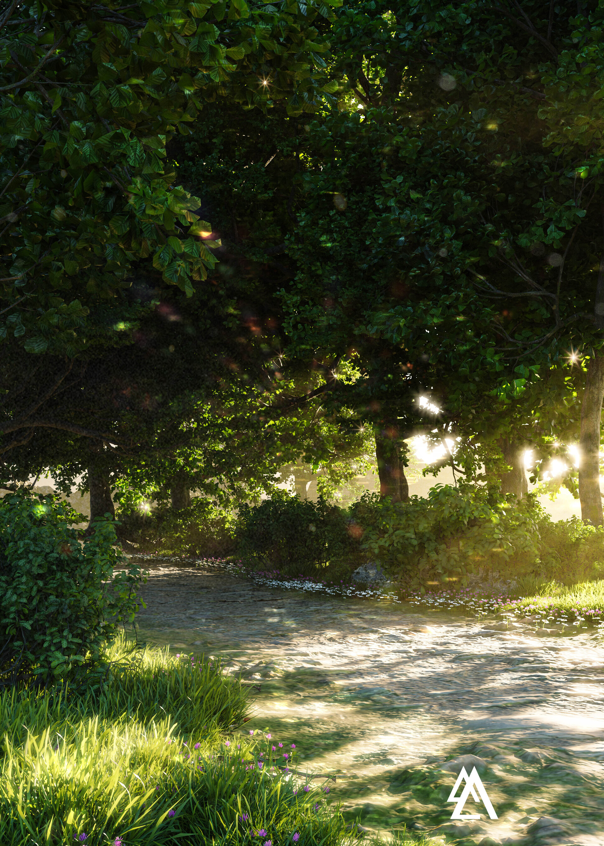 ArtStation - Surrounded By Trees