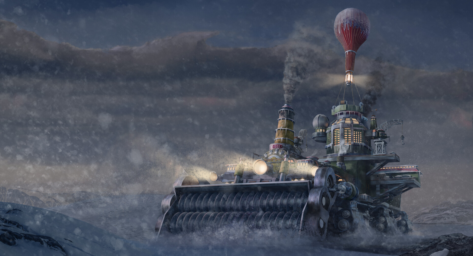 ArtStation - "Snowbreaker" concept art