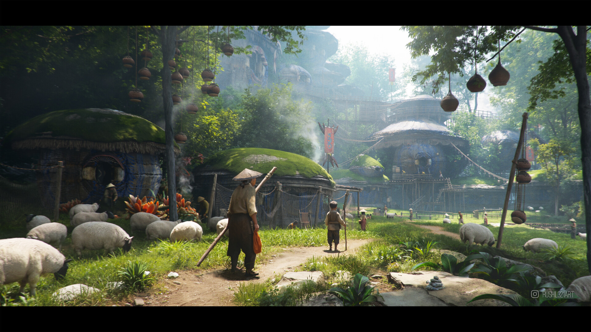 ArtStation - Fantasy Village