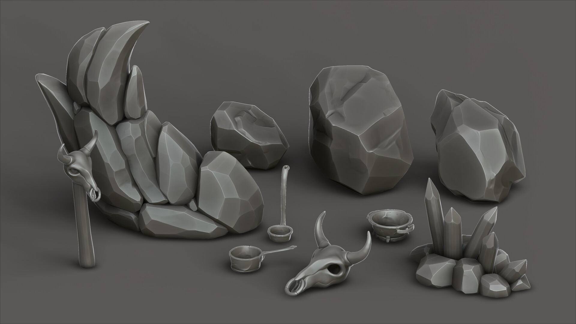 ArtStation - A Collection Of High-Poly Sculpting