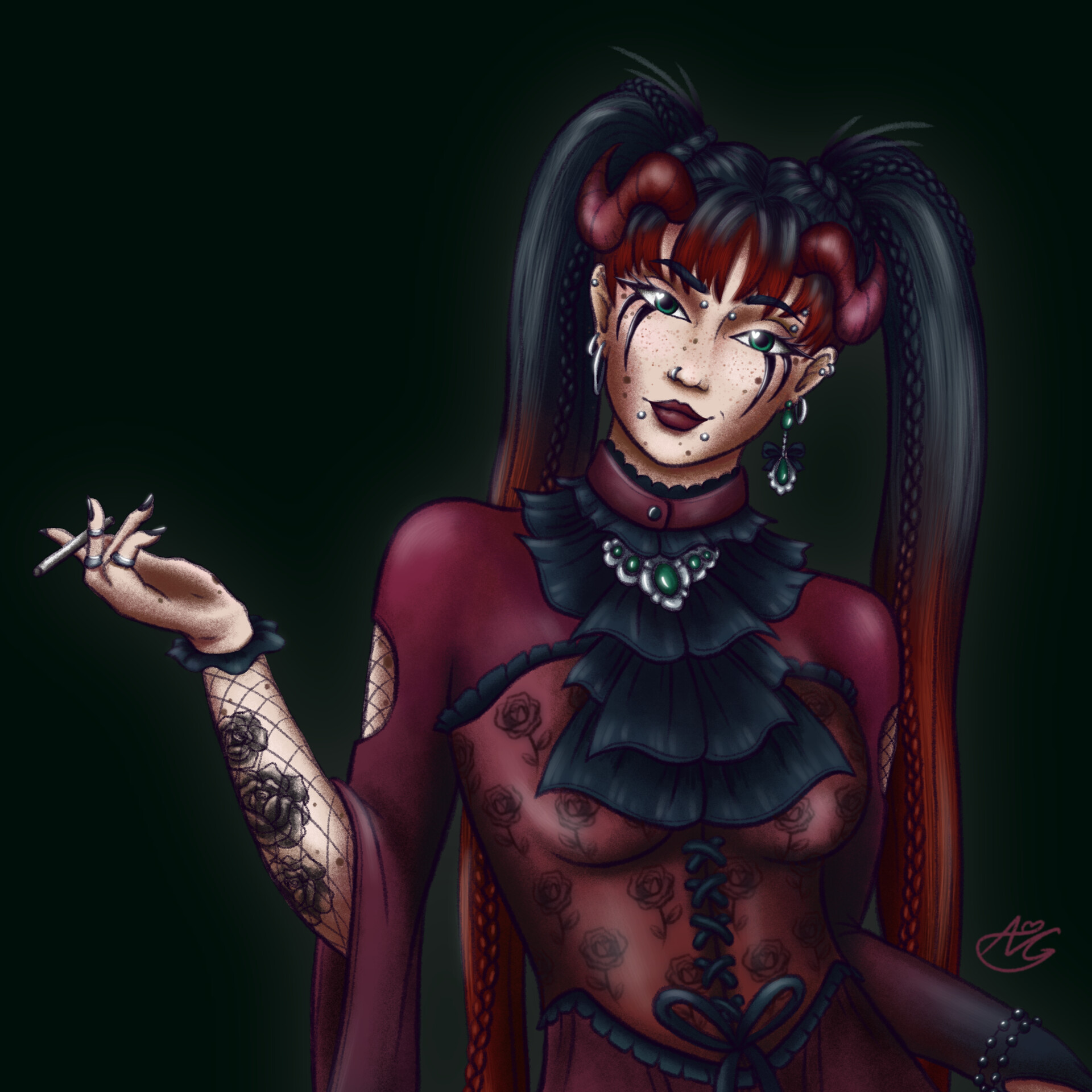 ArtStation - Goth Character