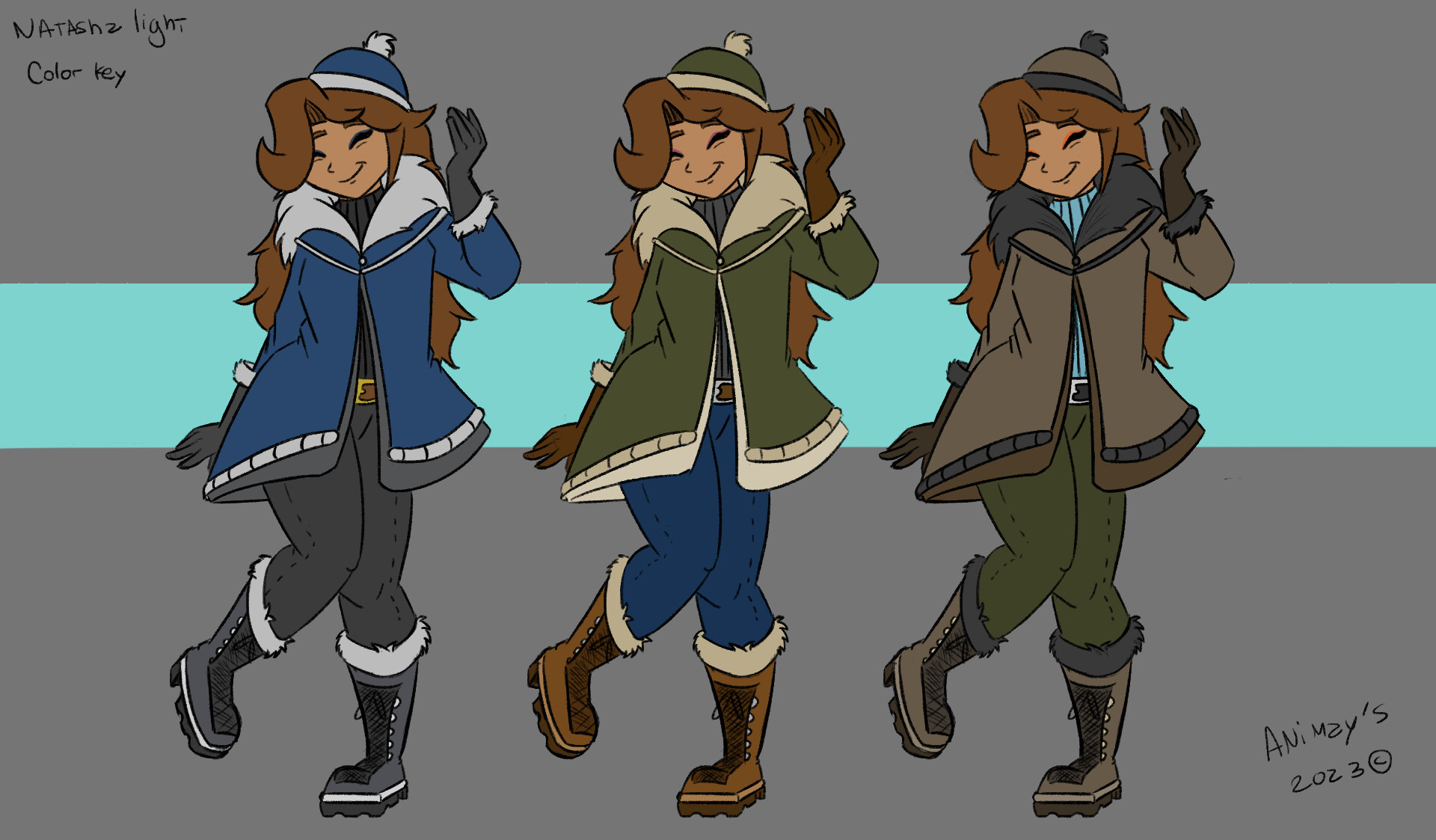 ArtStation - Natasha Light Character Sheet (Original Character)