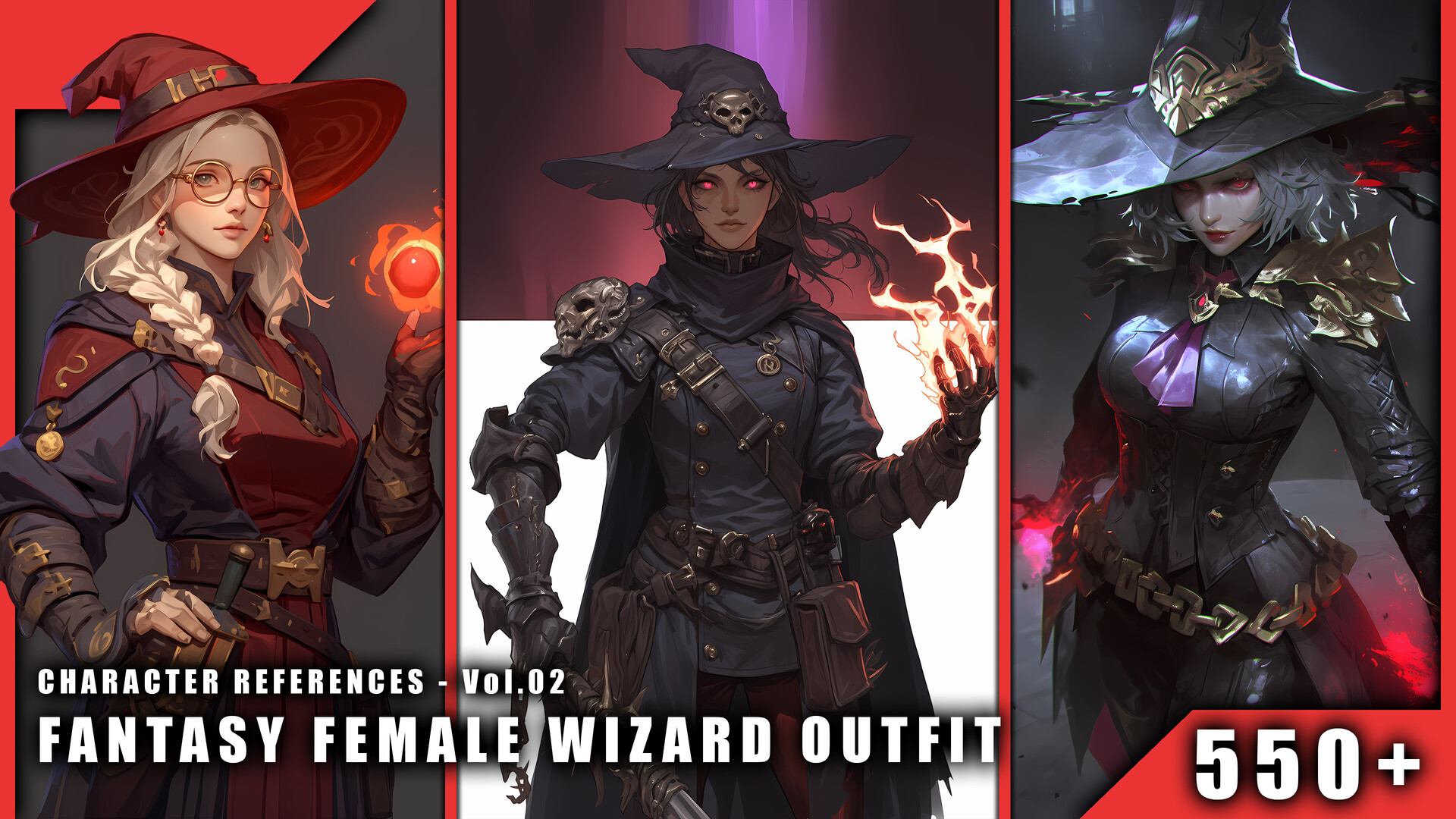 WaterLaw's Studio - 550+ Fantasy Female Wizard Outfit - Character ...