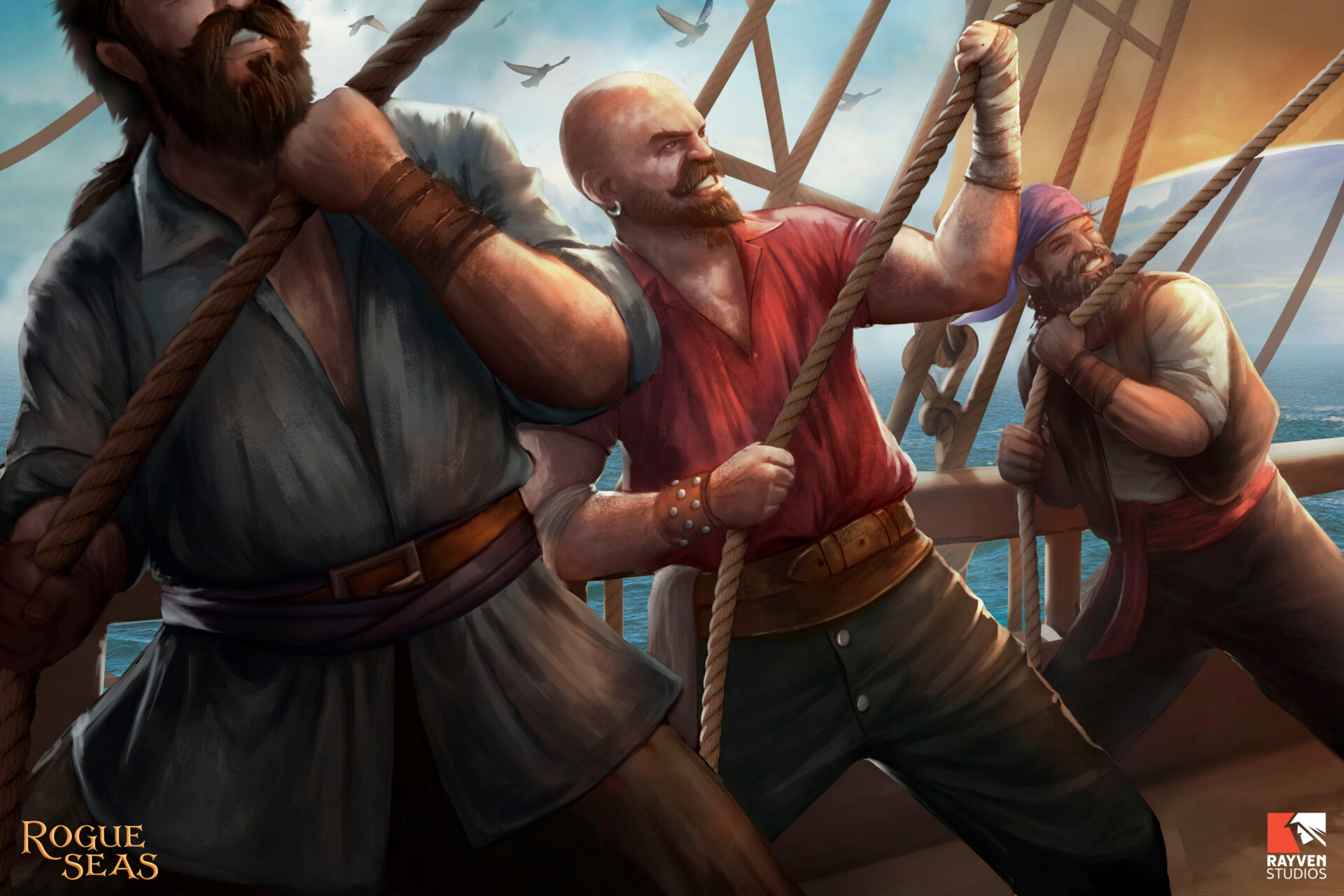 Rayven Studios - Rogue Seas - Crew Illustrations