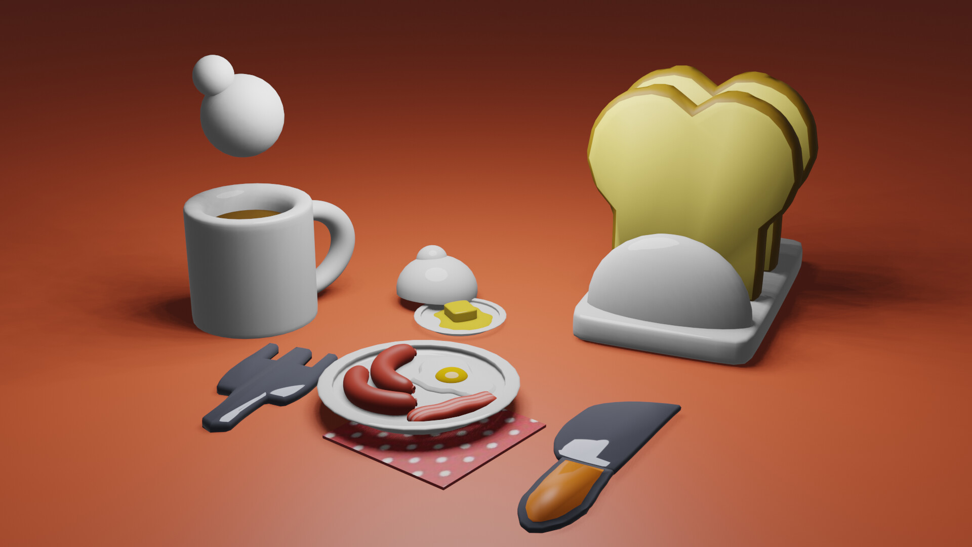 ArtStation - Cute food