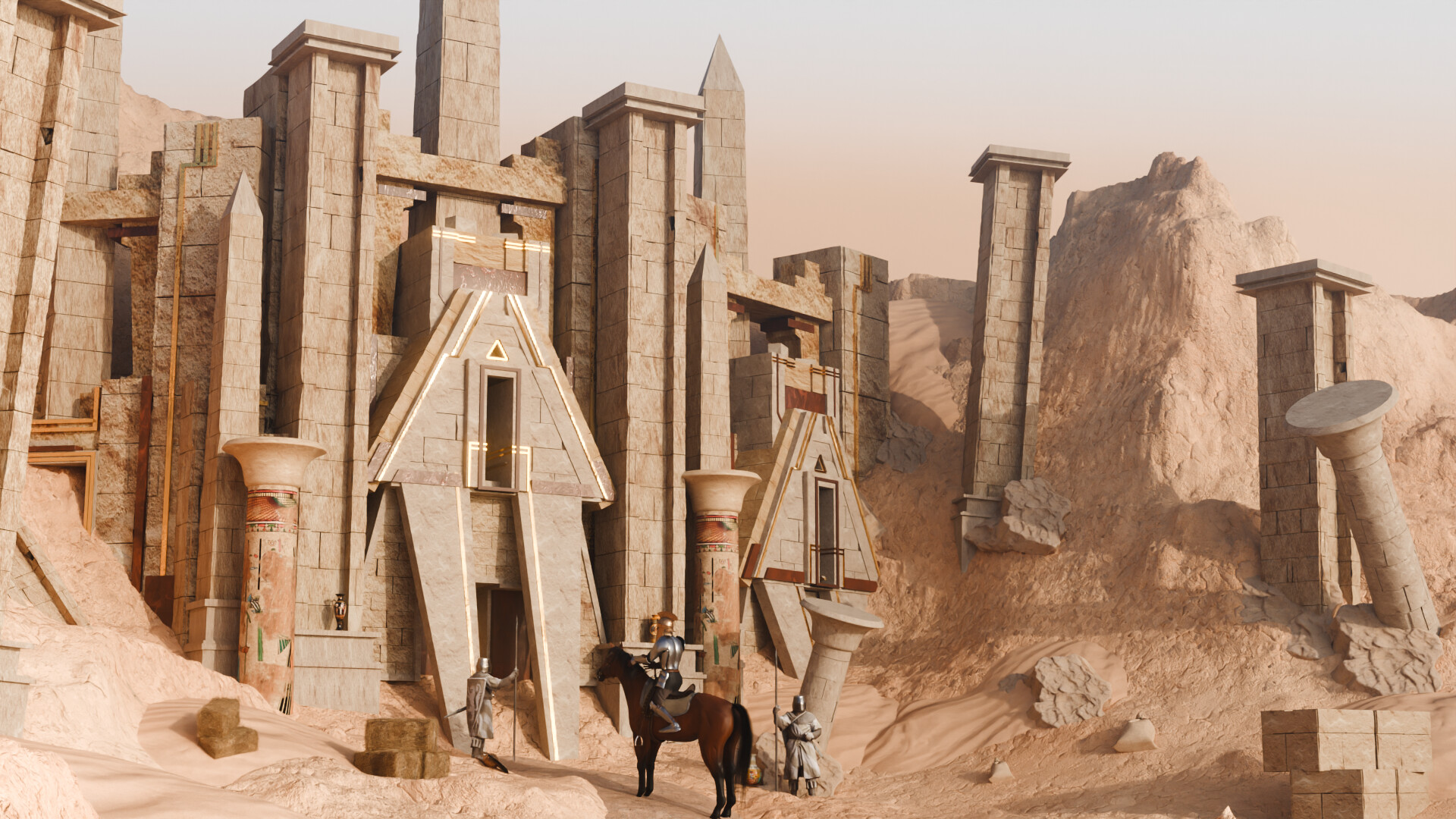 ArtStation - Desert Temple