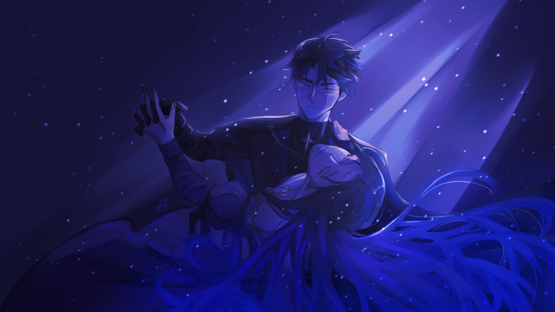 ArtStation - Ballroom dance - Illustration