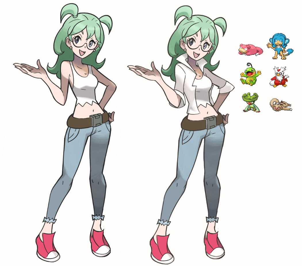 ArtStation - Pokemon Trainer Sprite Edit
