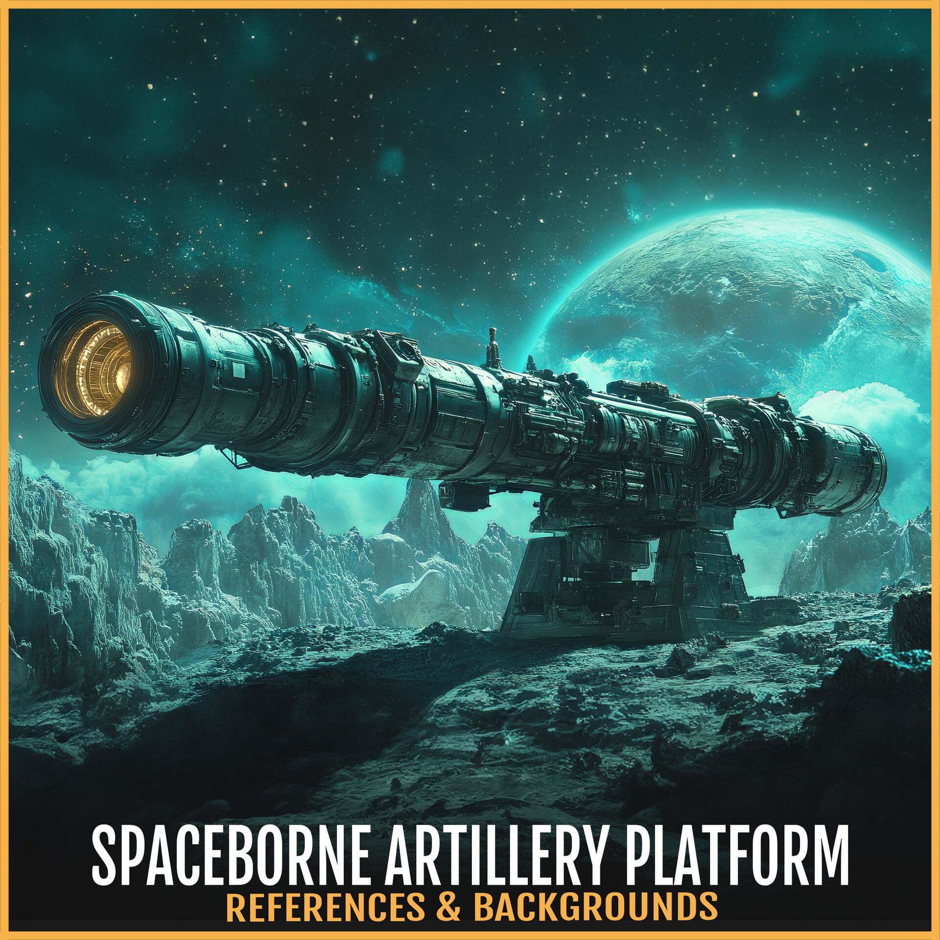 ArtStation - 303 Spaceborne Artillery Platform