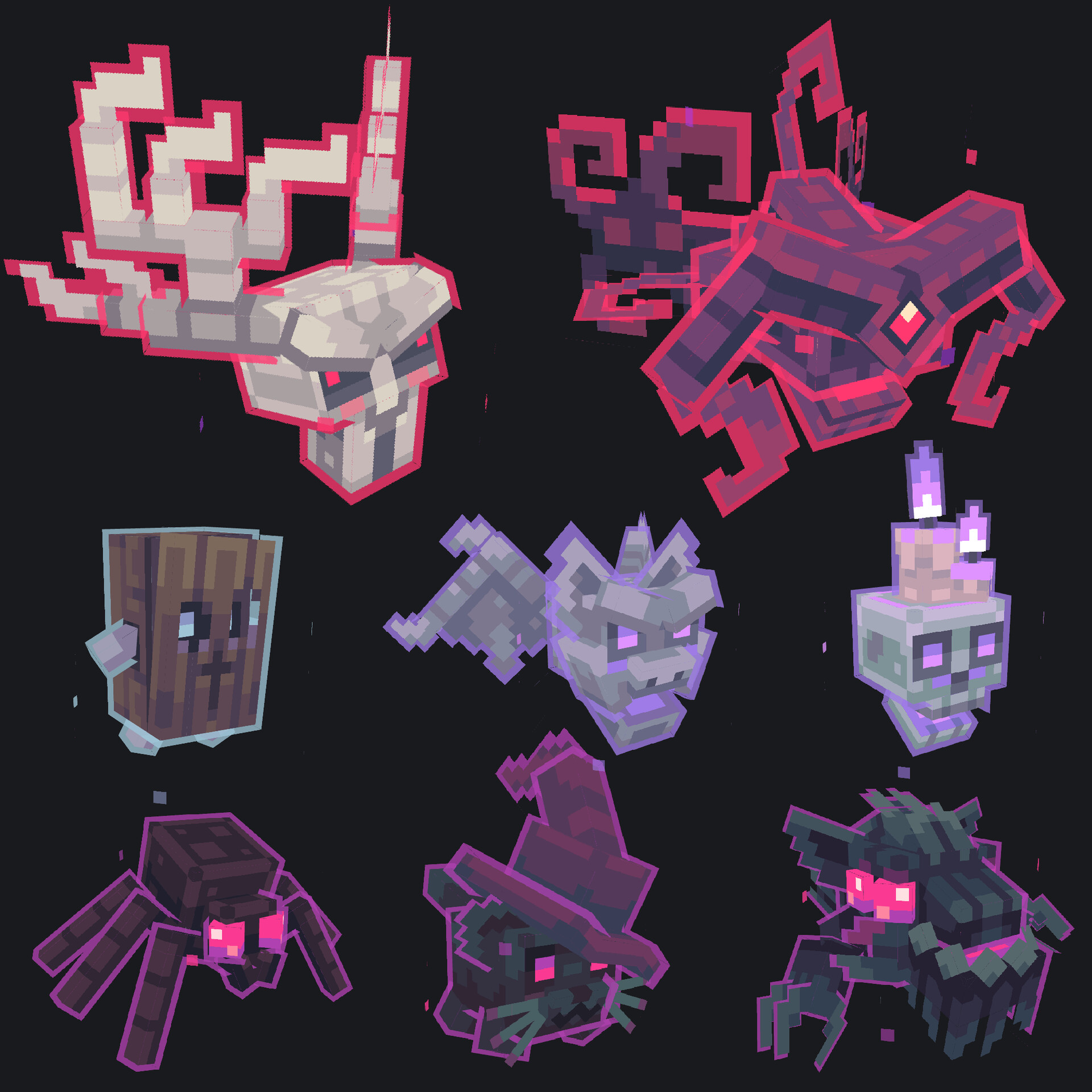 ArtStation - Minecraft Gothic Cubees