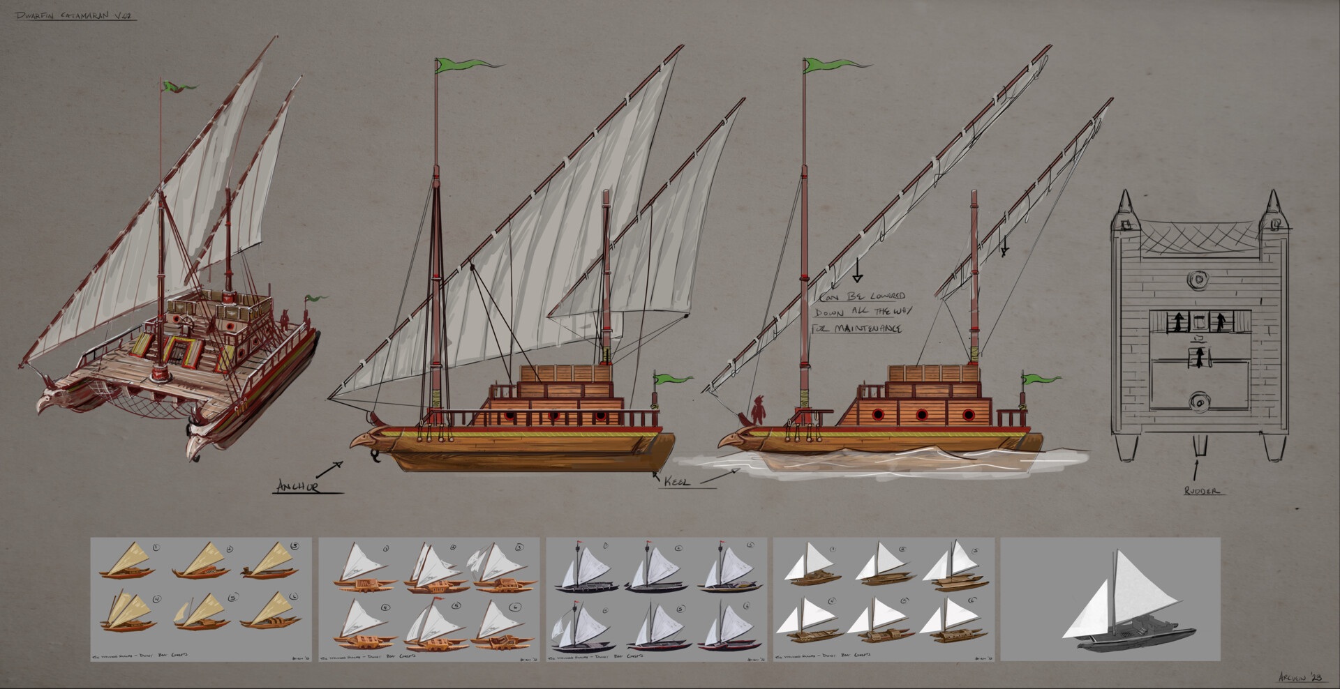 David Simons - What Once Was - Dwarven Ship