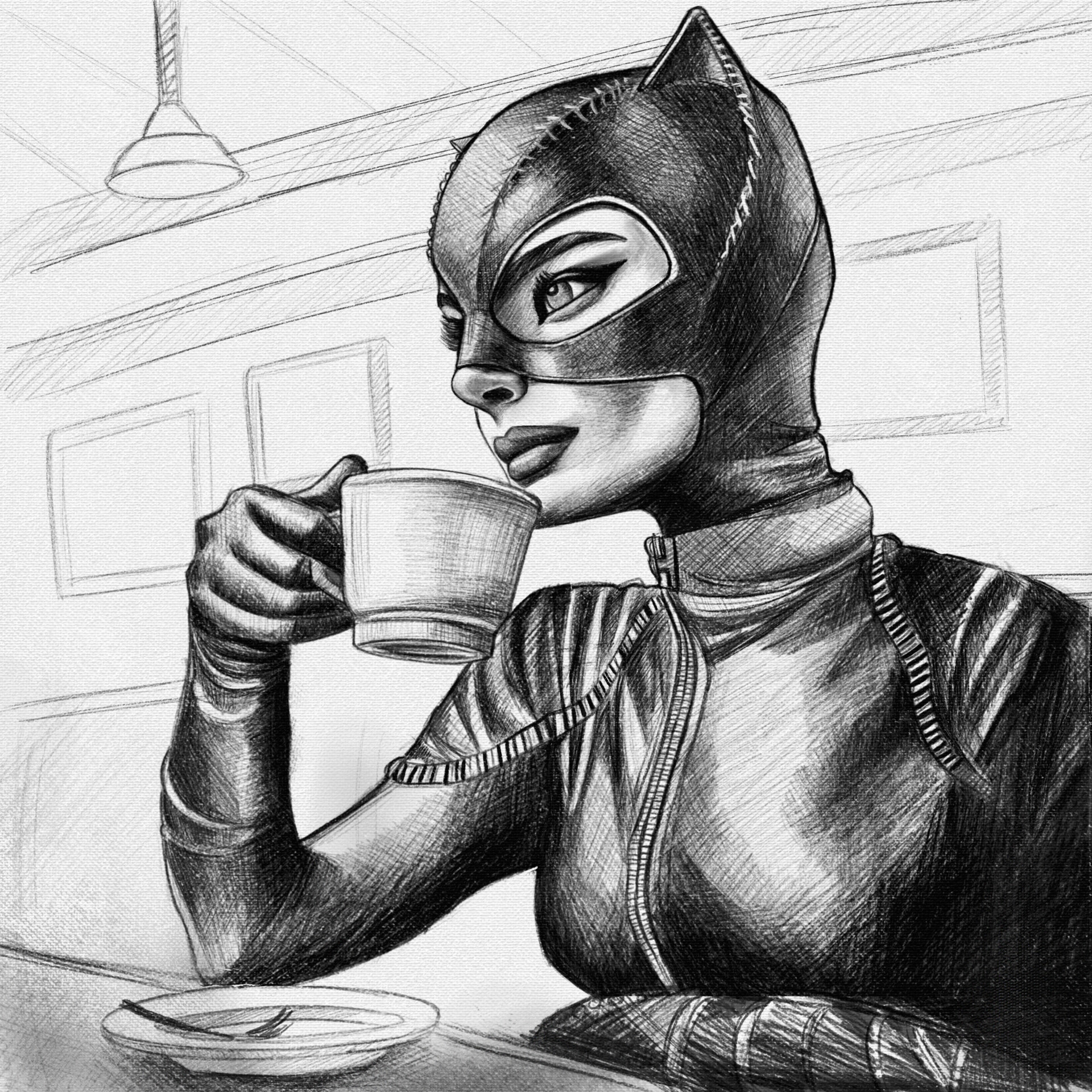 ArtStation - Catwomen hatching