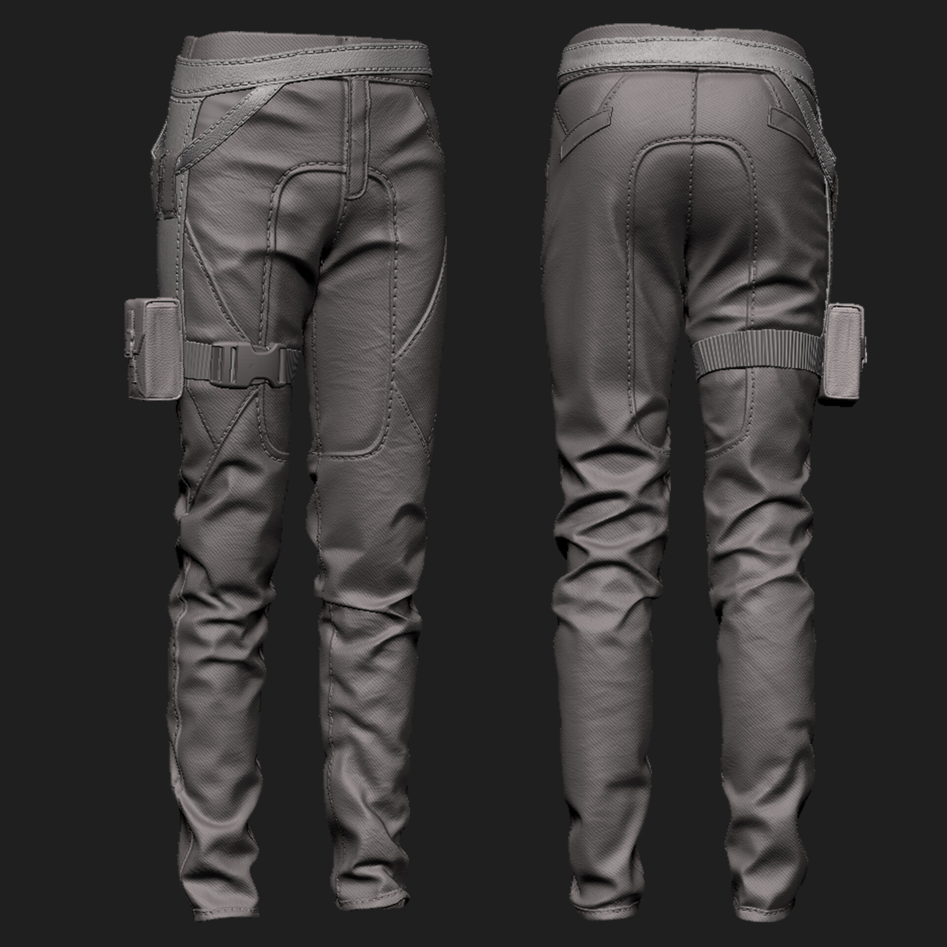ArtStation - male pants