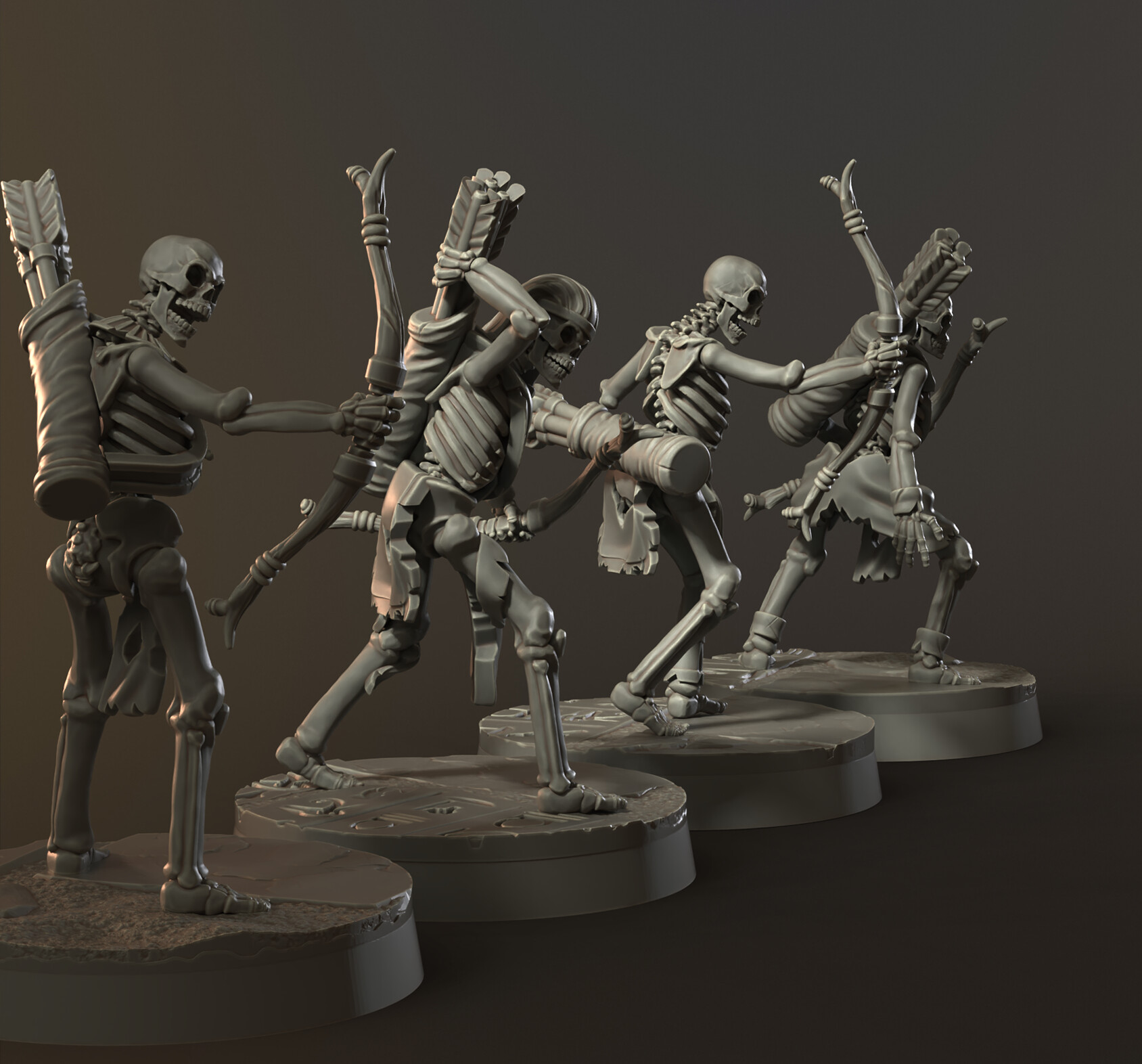 Vinicius Borges - Sand Skeletons (Archers)