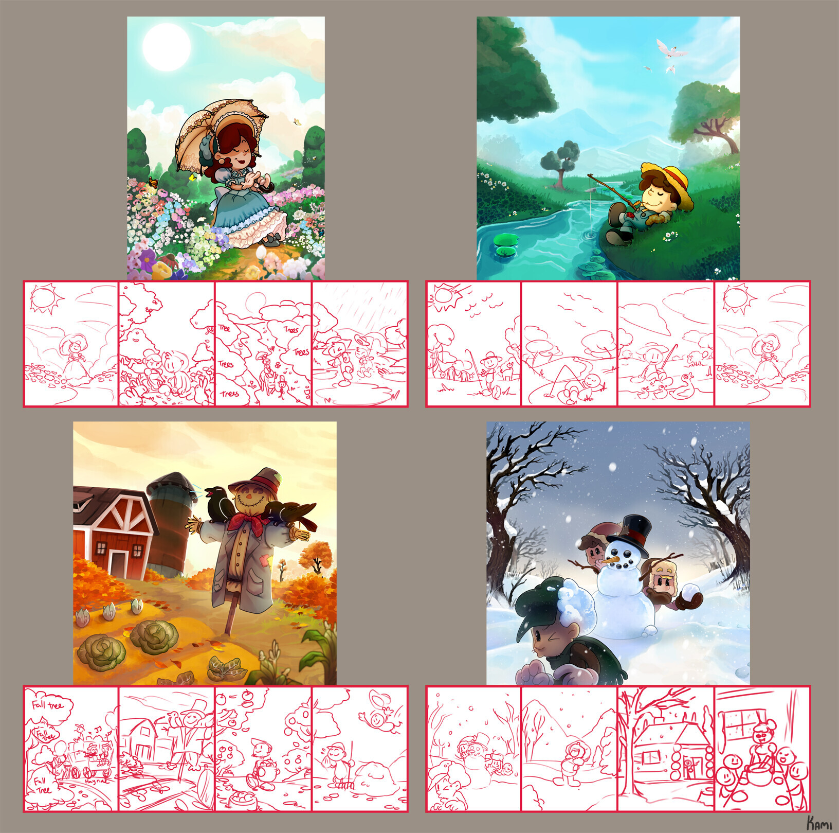 Kami Johnson - Idle Frontier: Tap Town Tycoon Title Art