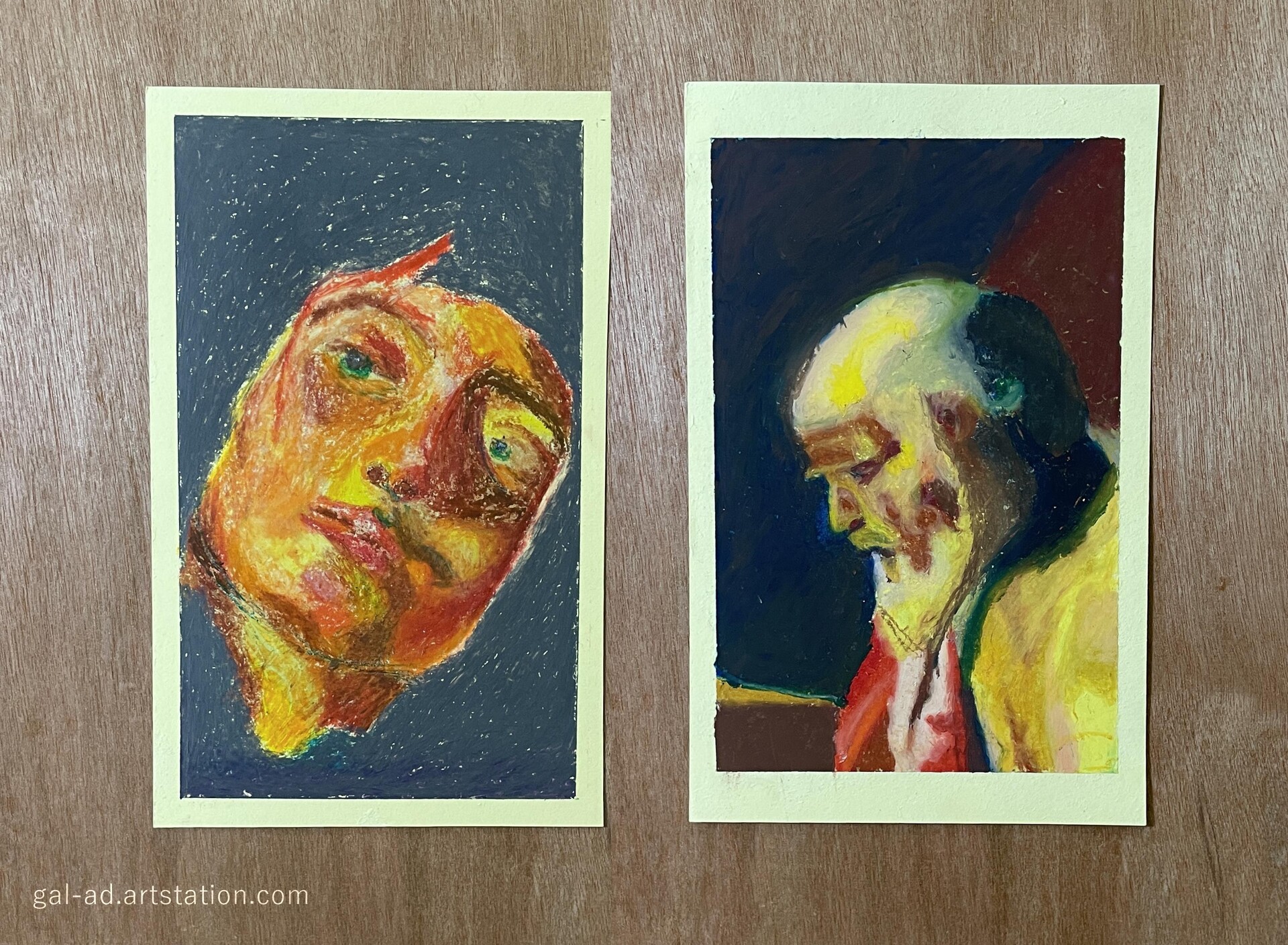 Guillermo Galaad Mora Rodriguez - Colour portrait studies