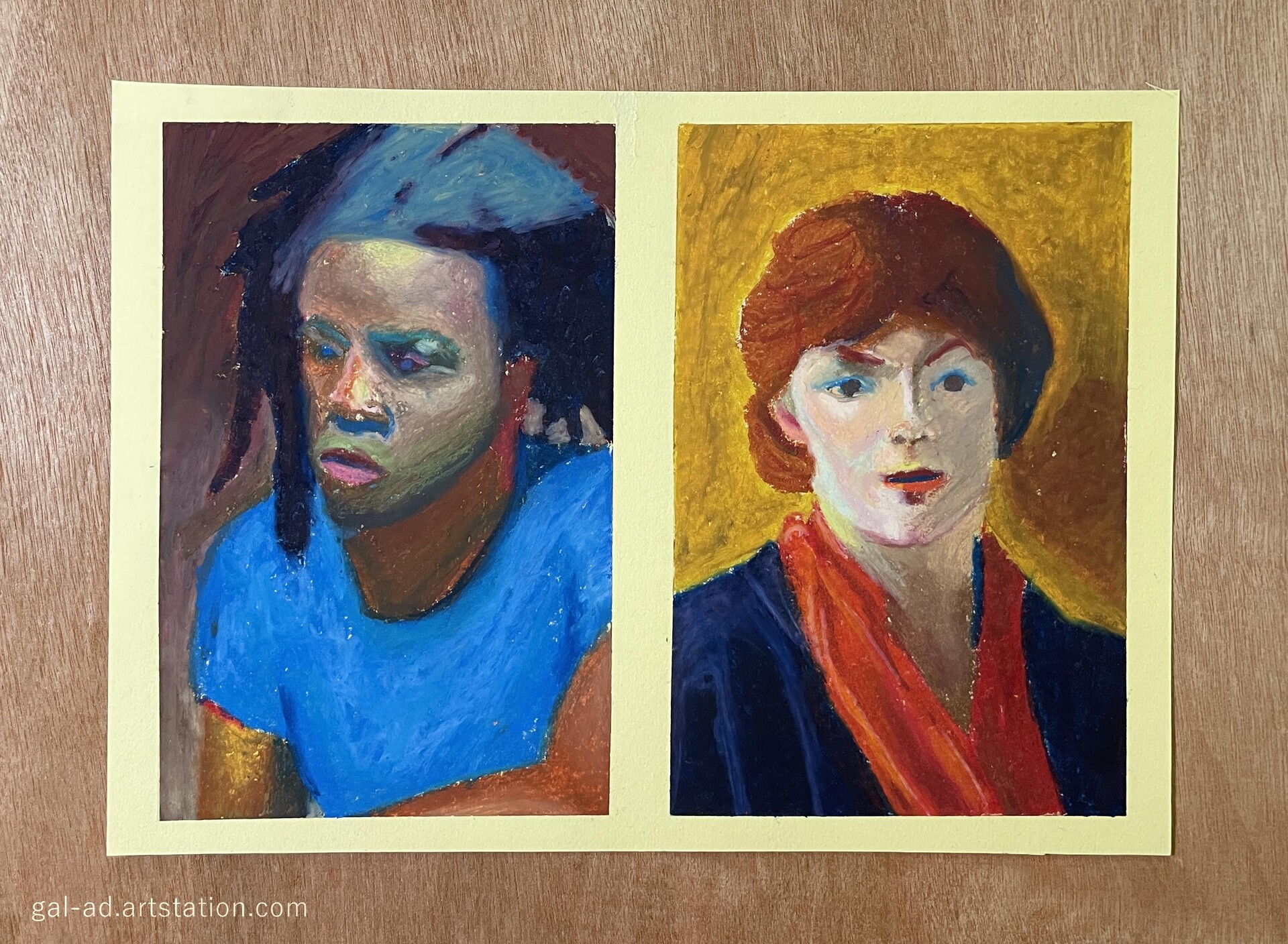 Guillermo Galaad Mora Rodriguez - Colour portrait studies