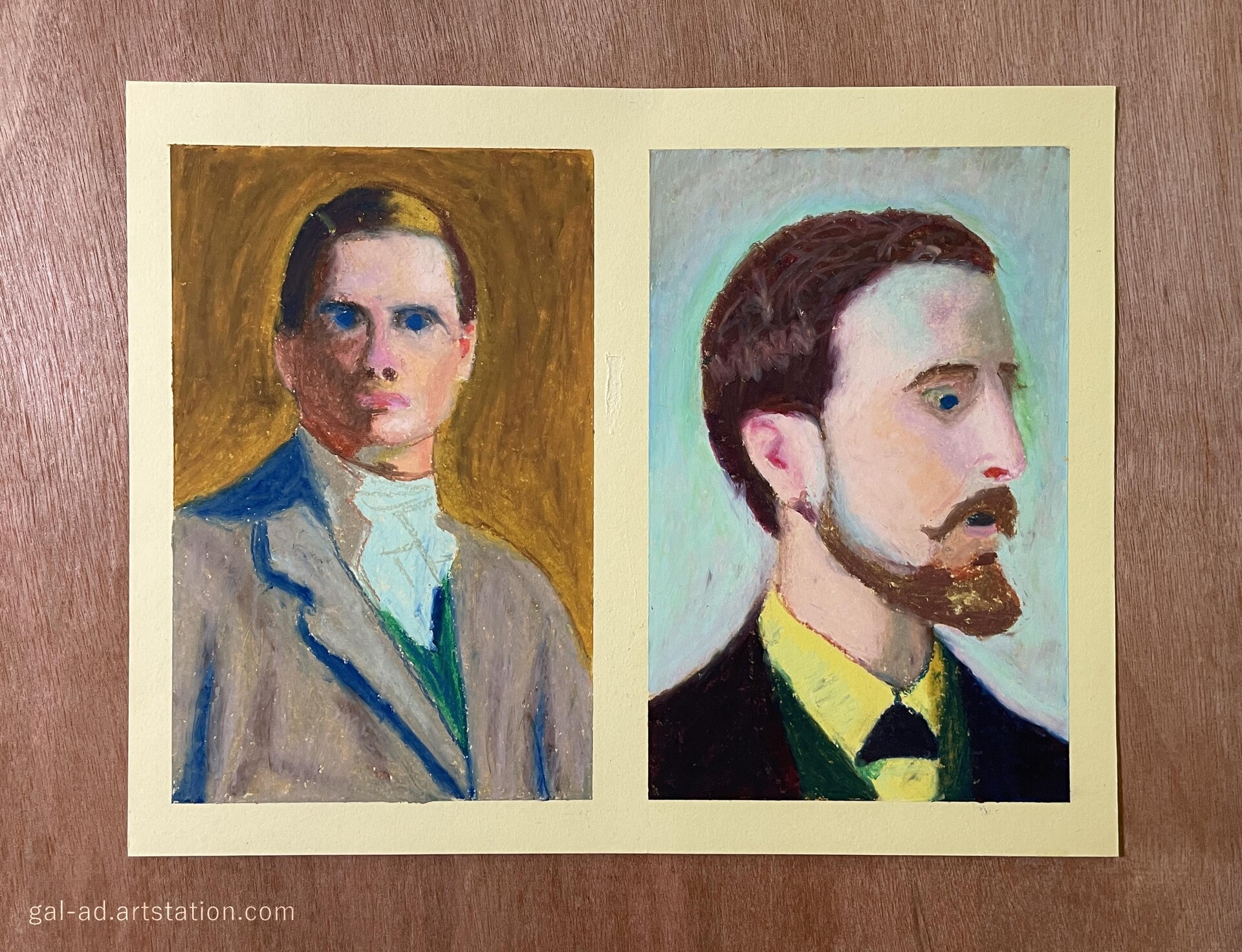 Guillermo Galaad Mora Rodriguez - Colour portrait studies