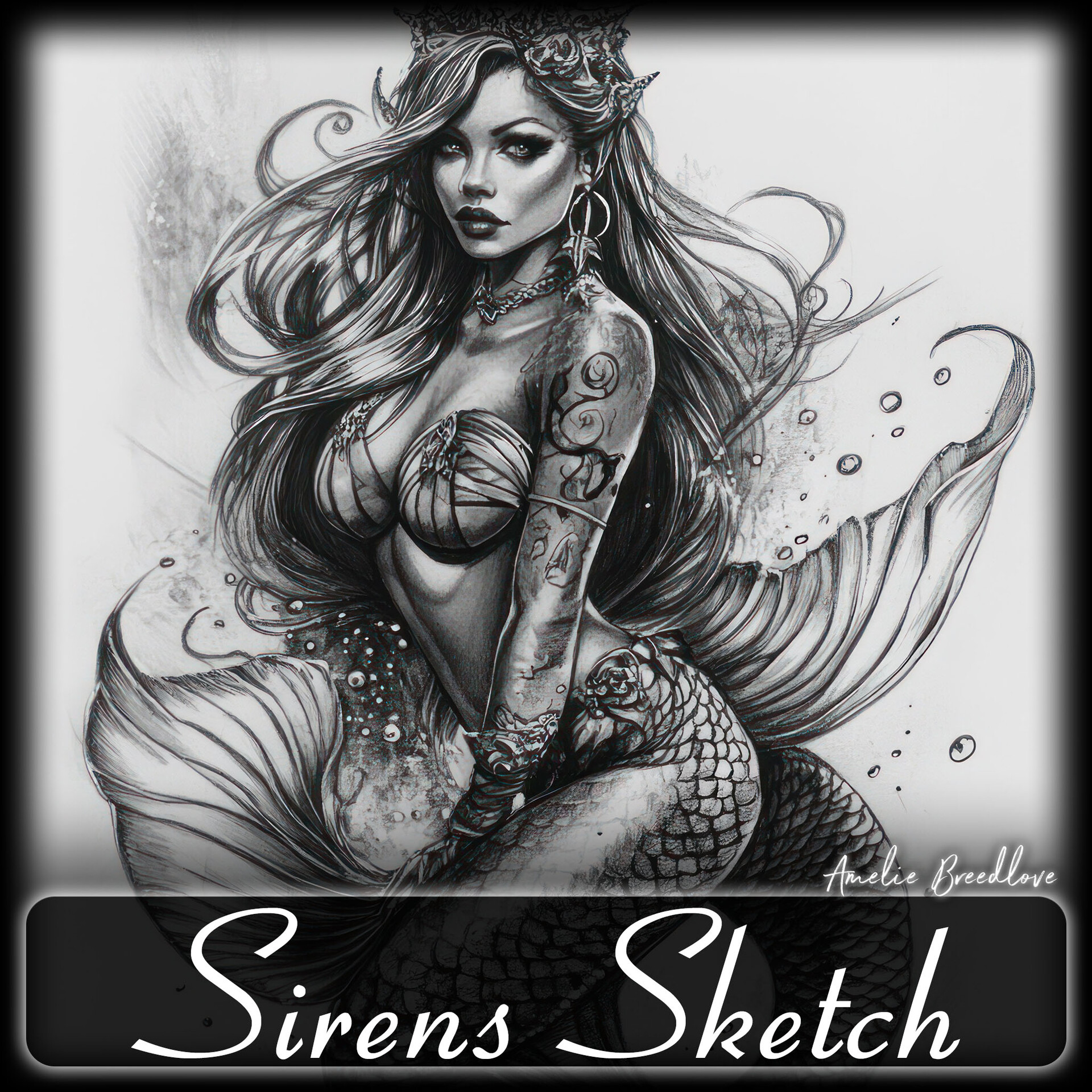 ArtStation - 300 Sirens Sketch Reference Pack | 4K | v.47