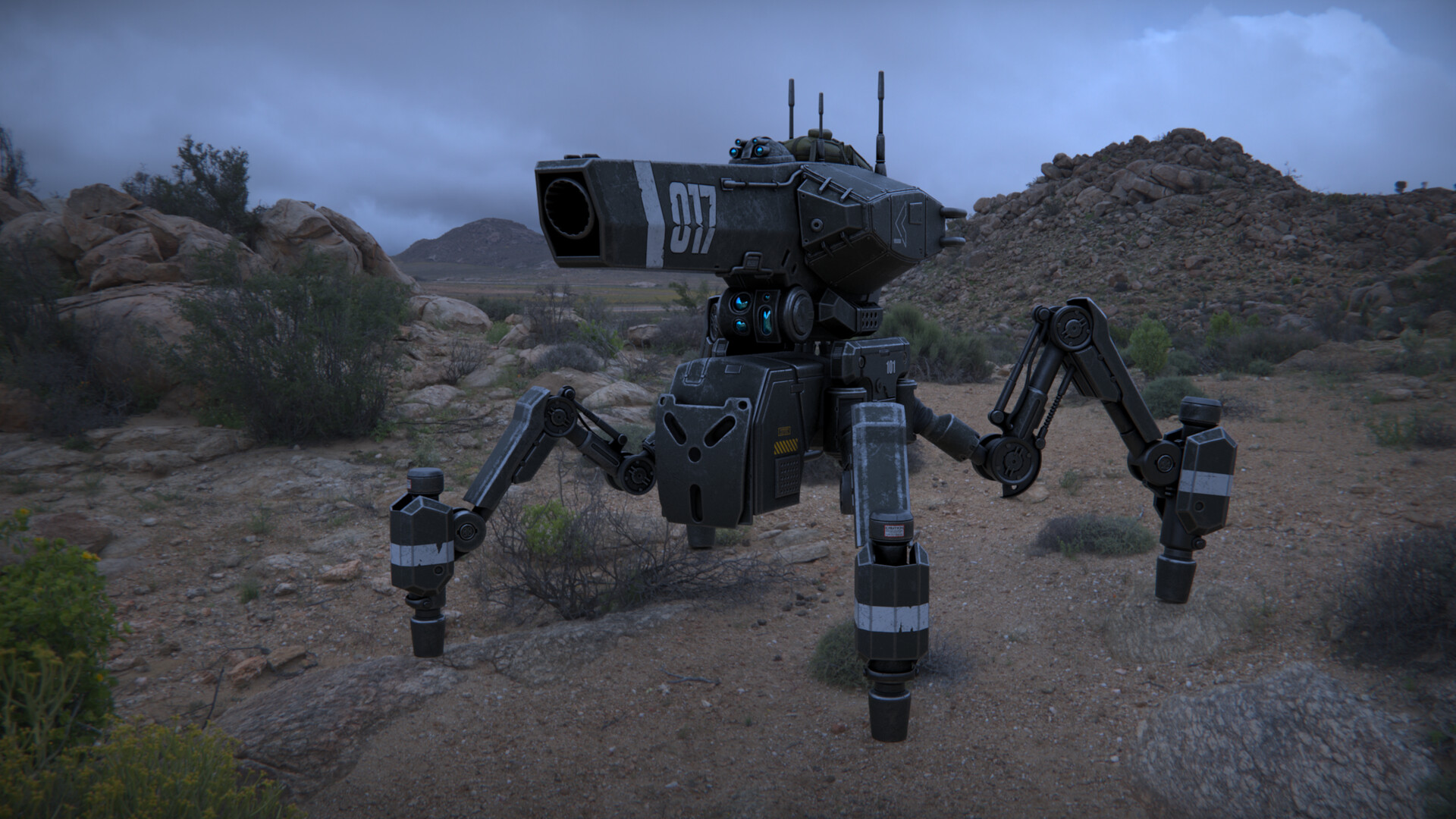 The Art of Marc Tan - Spidertank