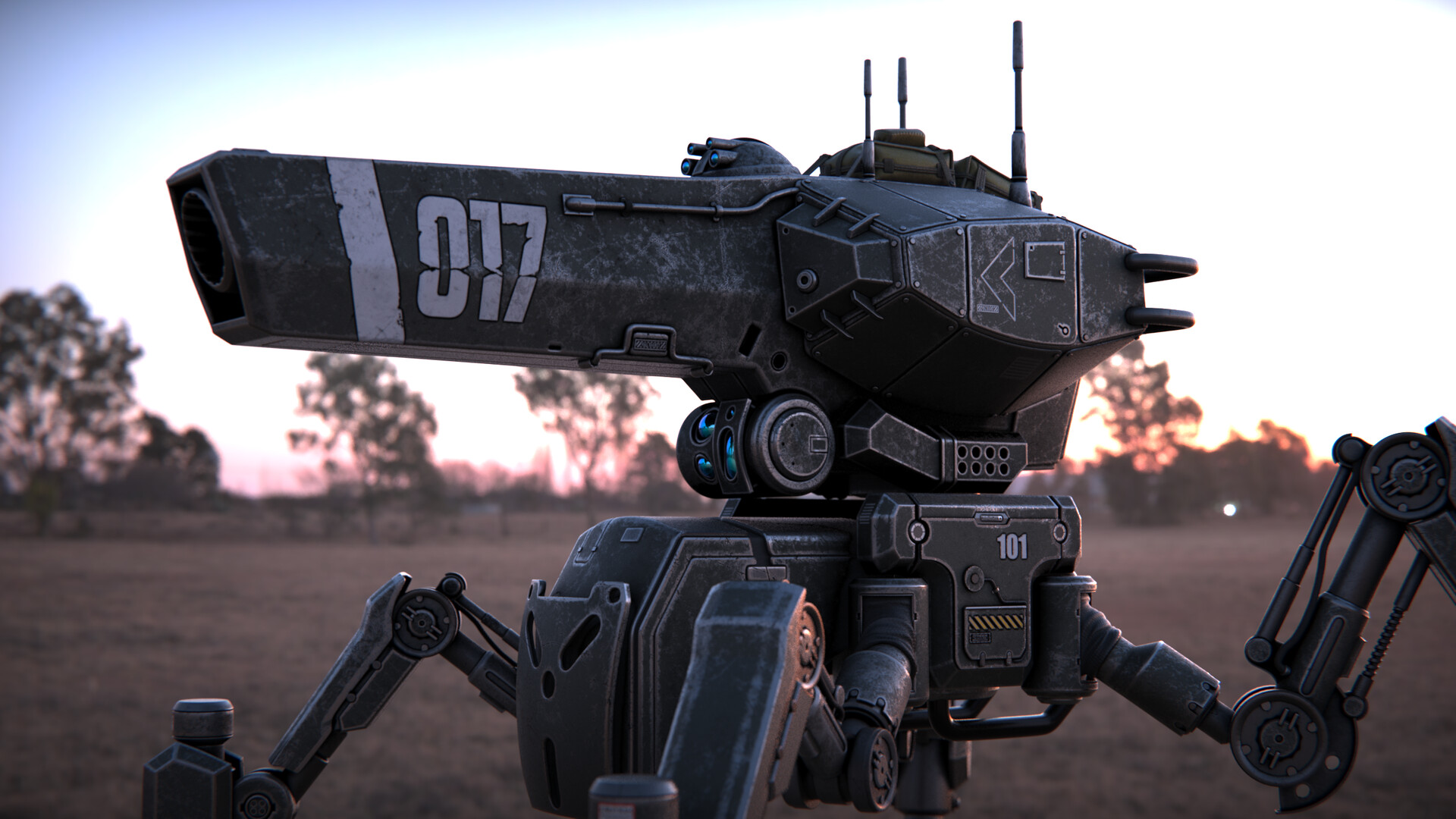 The Art of Marc Tan - Spidertank