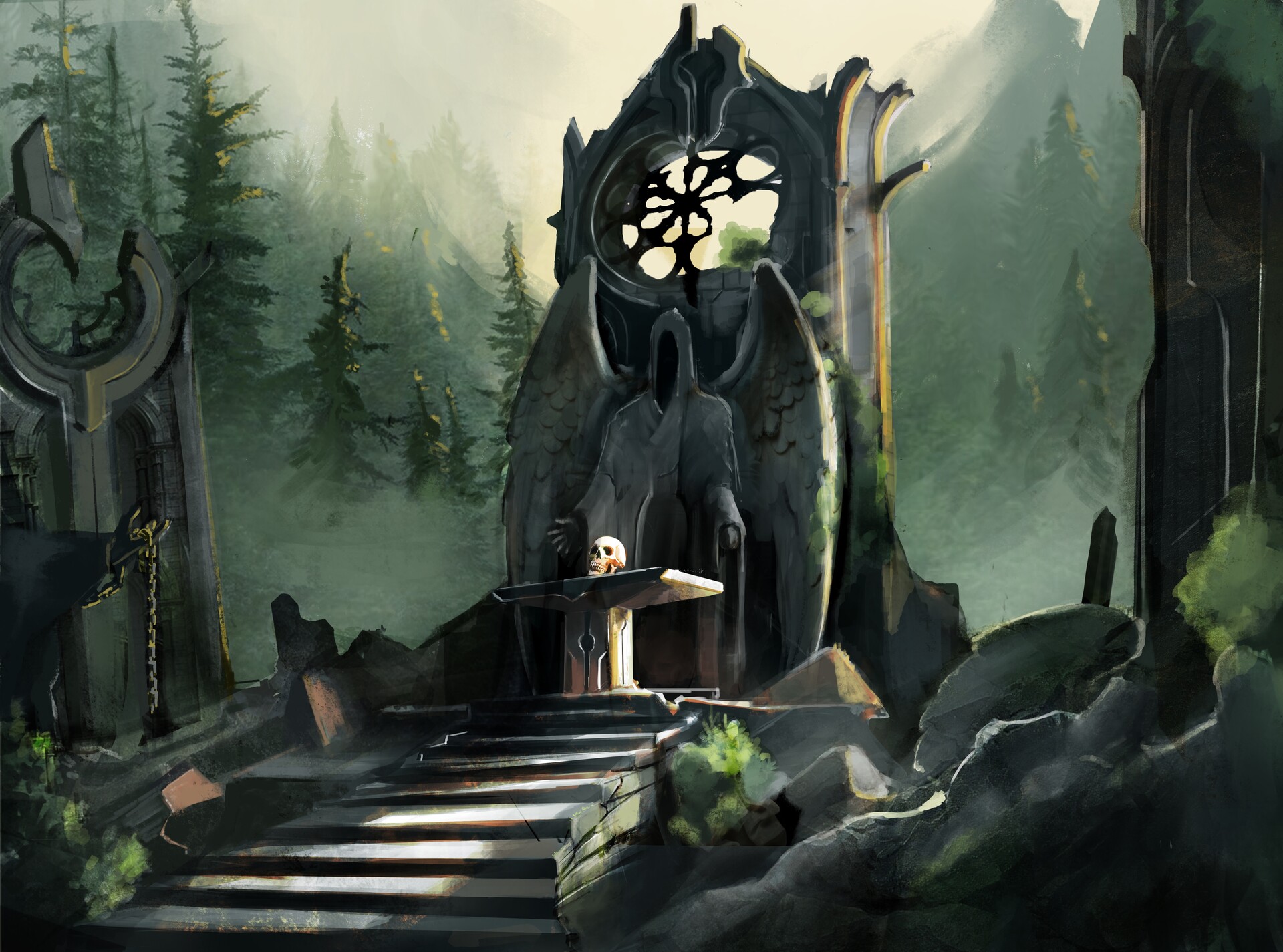 ArtStation - Enviroment concept: cript