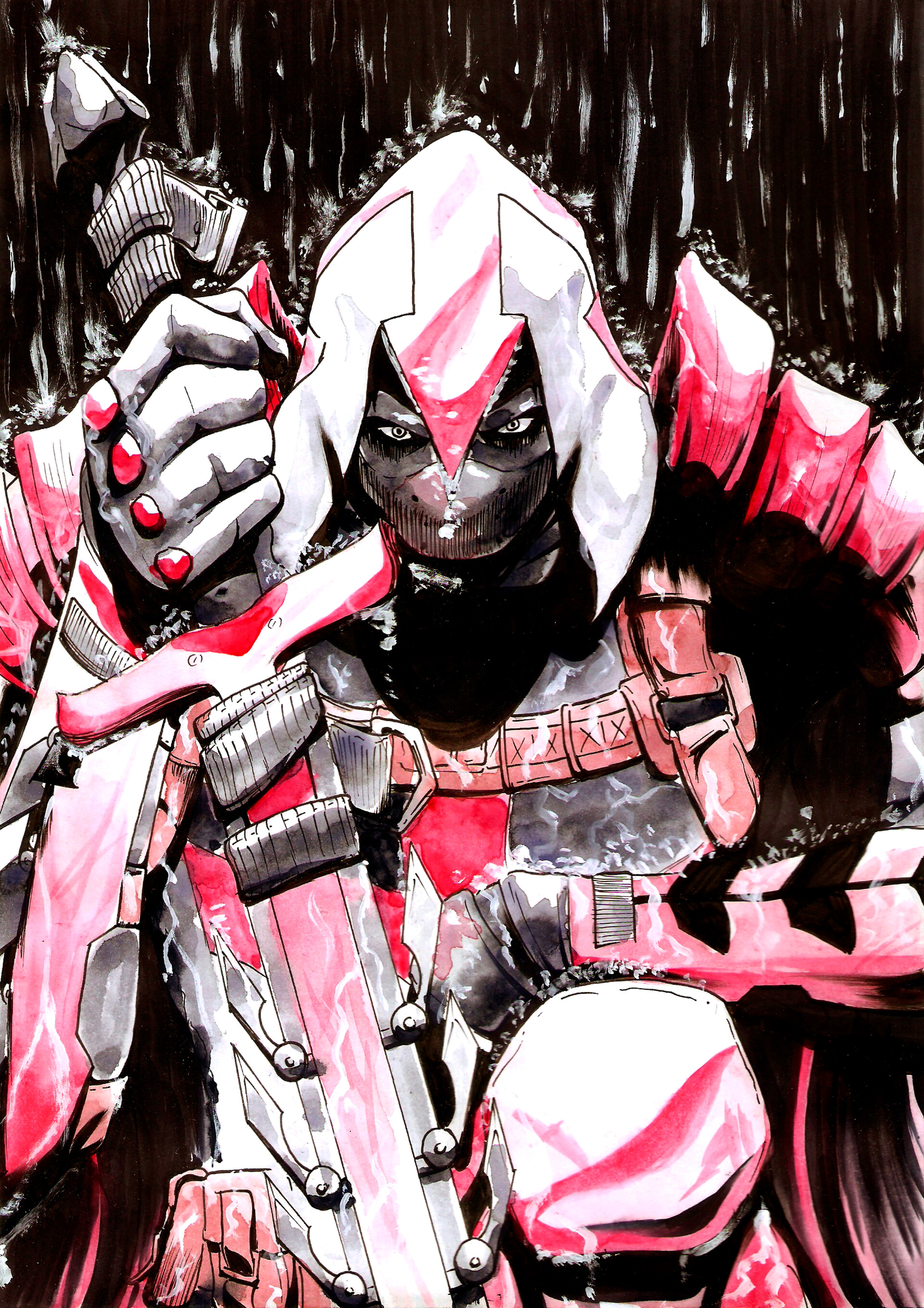 ArtStation - Azrael from Batman Arkham Knight