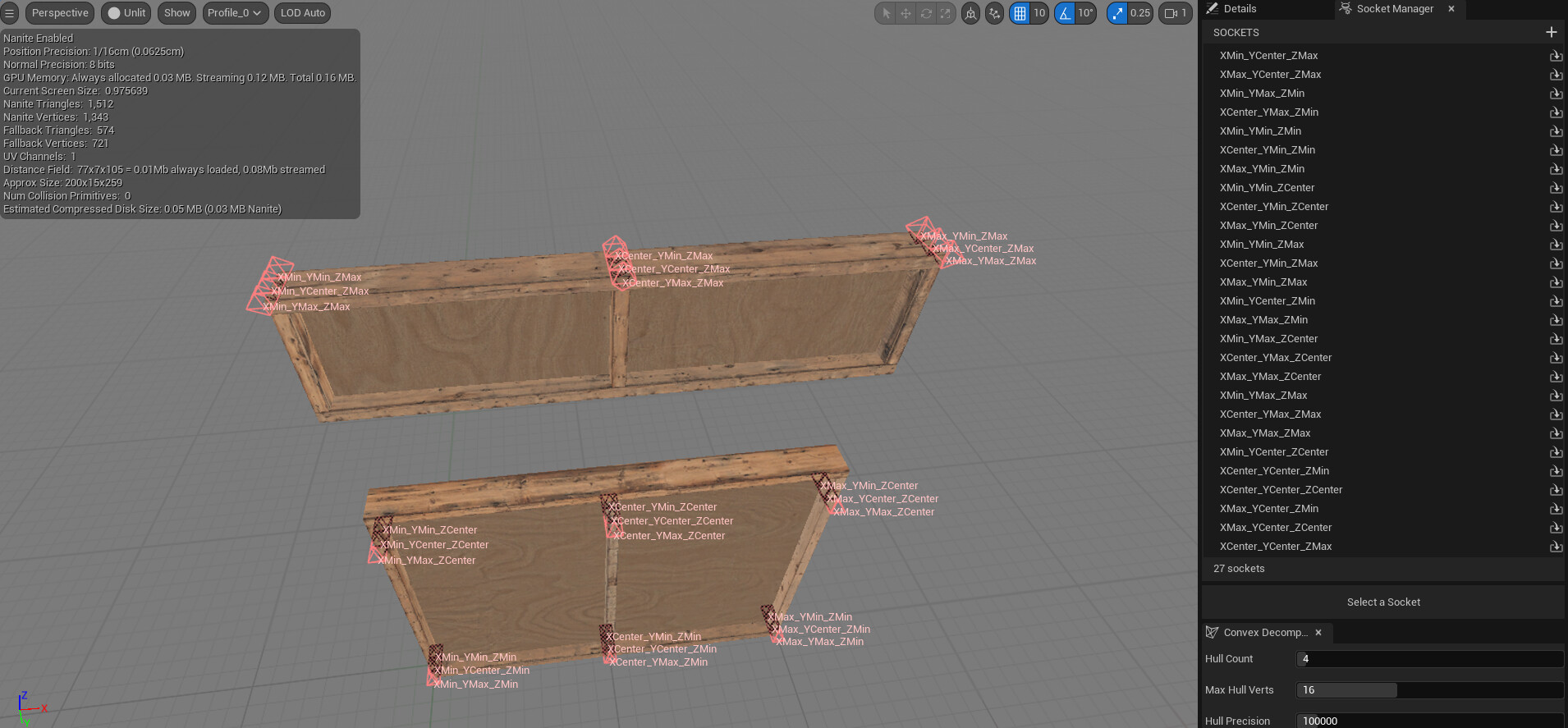 Caden Loll - Mesh Socket Tool - UE5 x Houdini Engine
