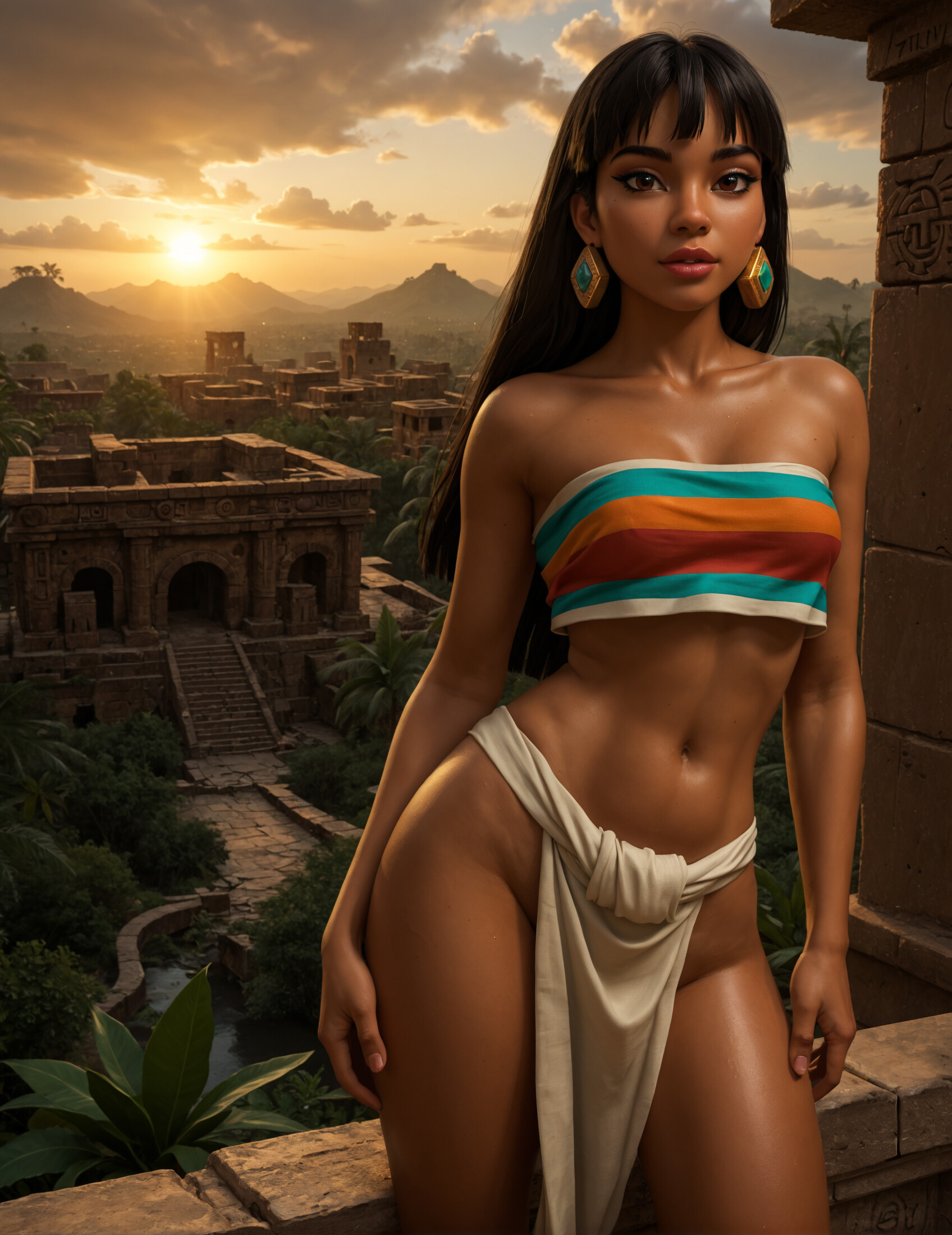 ArtStation - "REAL" CHEL - Godess of the sunset 02