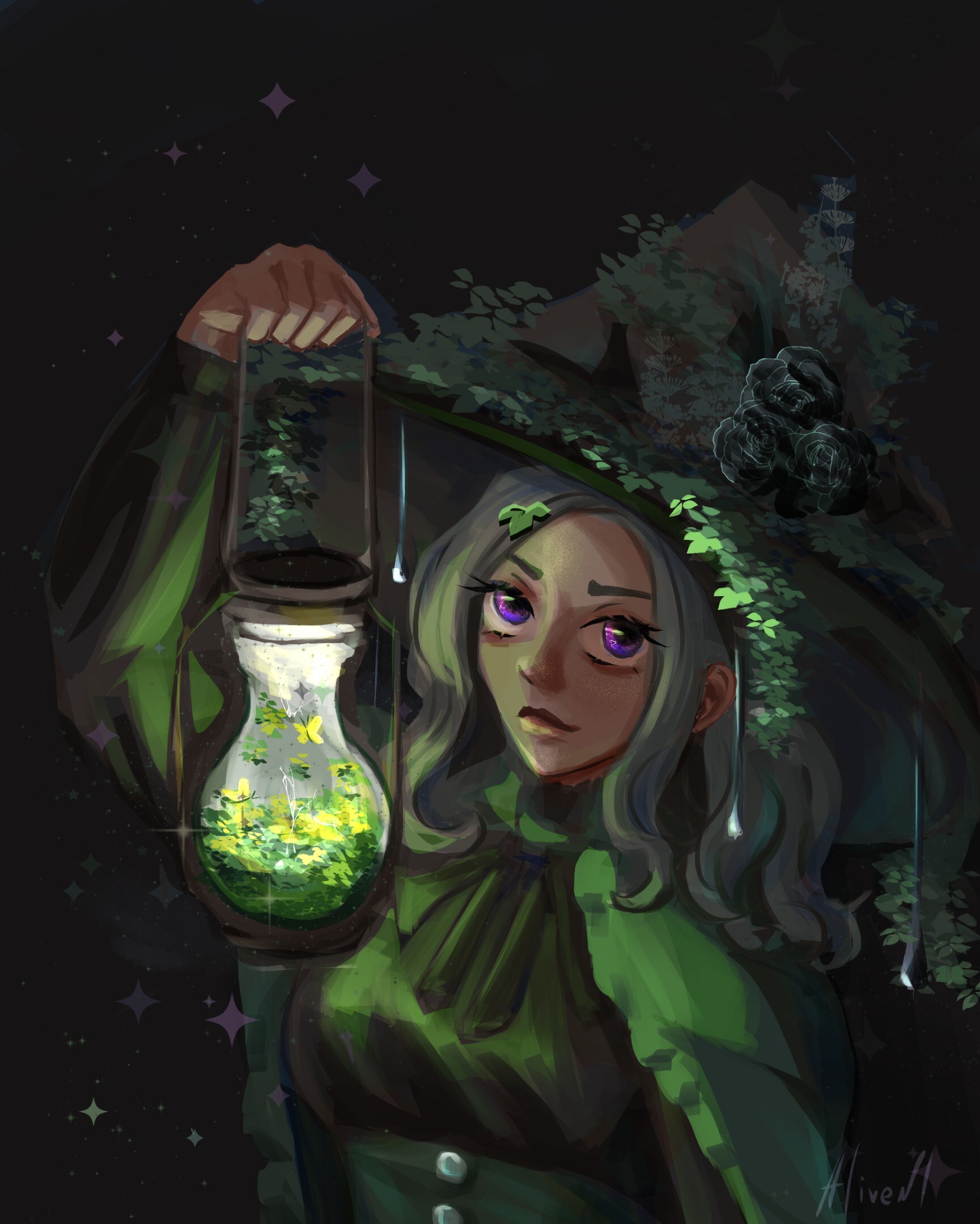 ArtStation - green witch