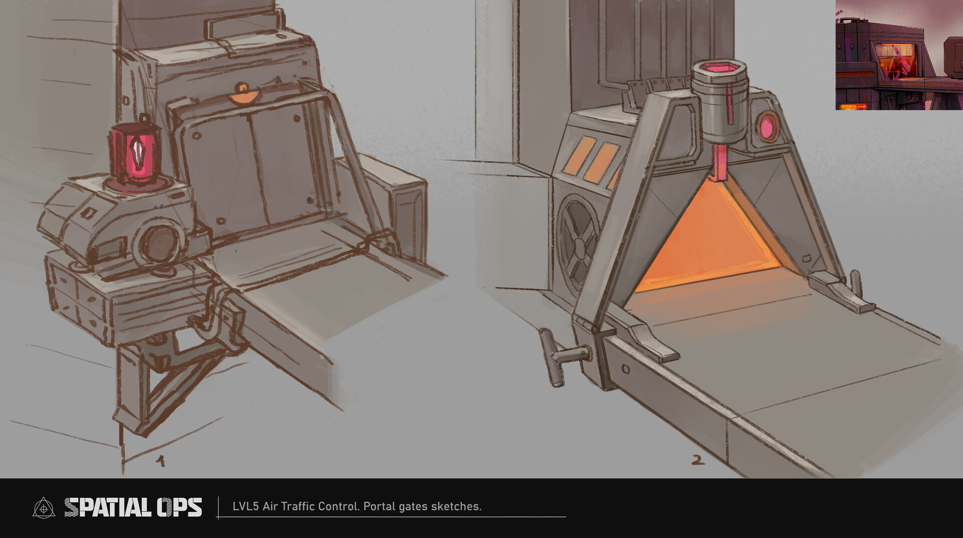 Polina Pokrovskaia - Spatial Ops (more concept art)