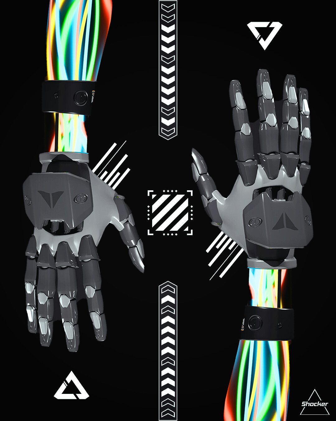 ArtStation - Cybernetic Hands