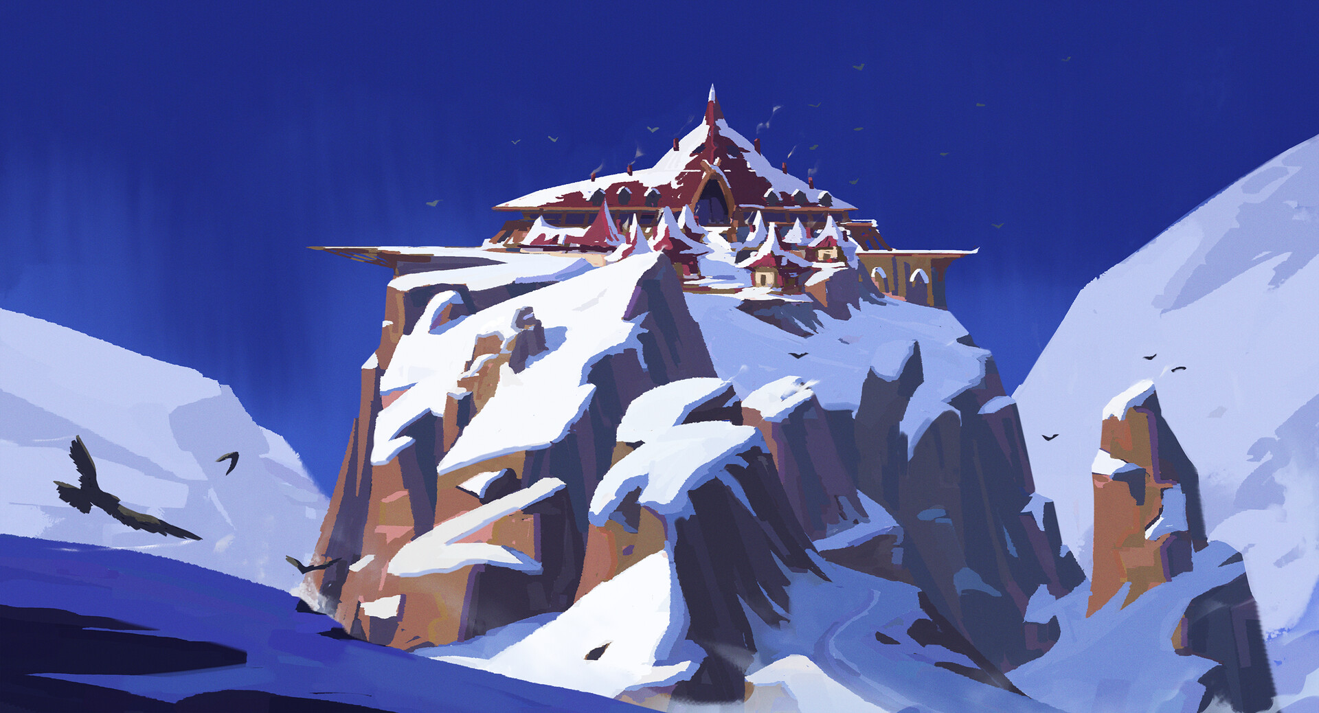 ArtStation - Snowpeak Temple