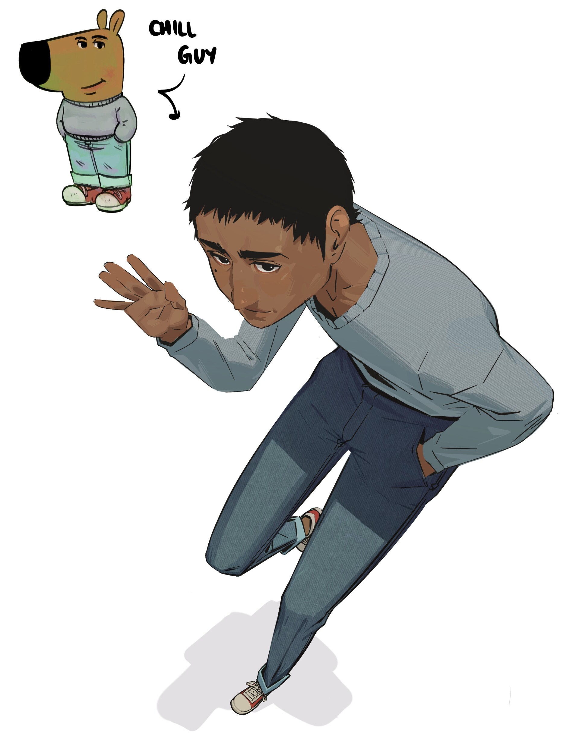 ArtStation - OC Chill Guy Meme