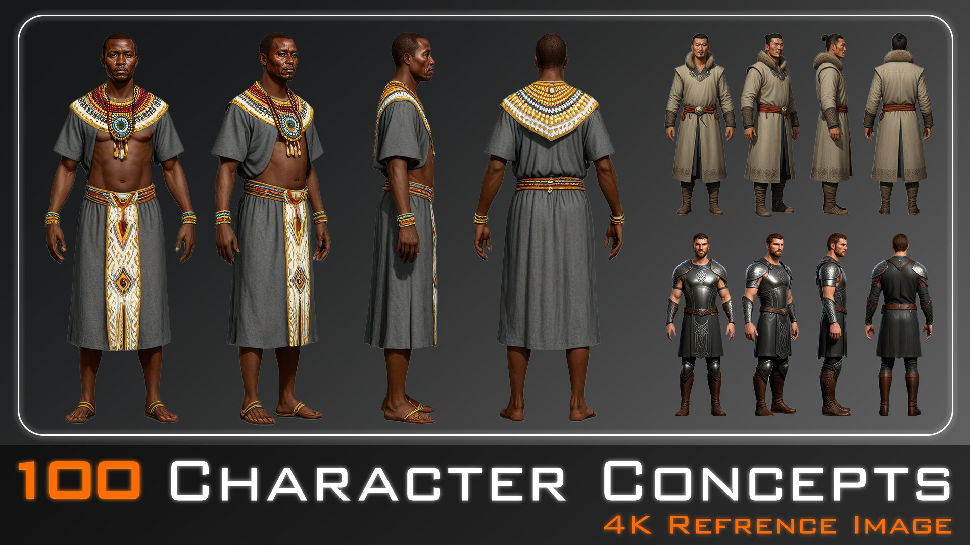 ArtStation - 100 Character Concept (Vol. 01)