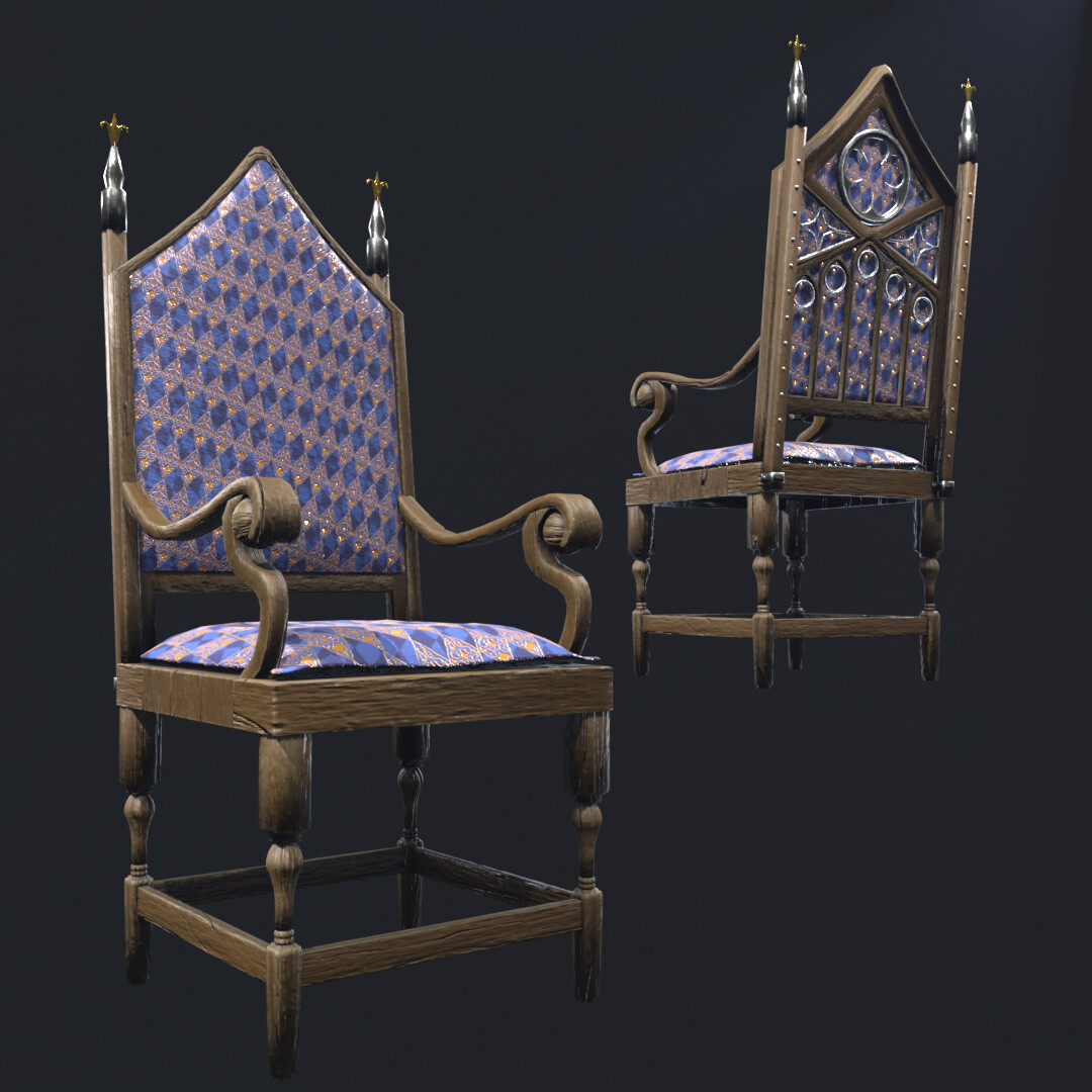 ArtStation - Medieval_Chair