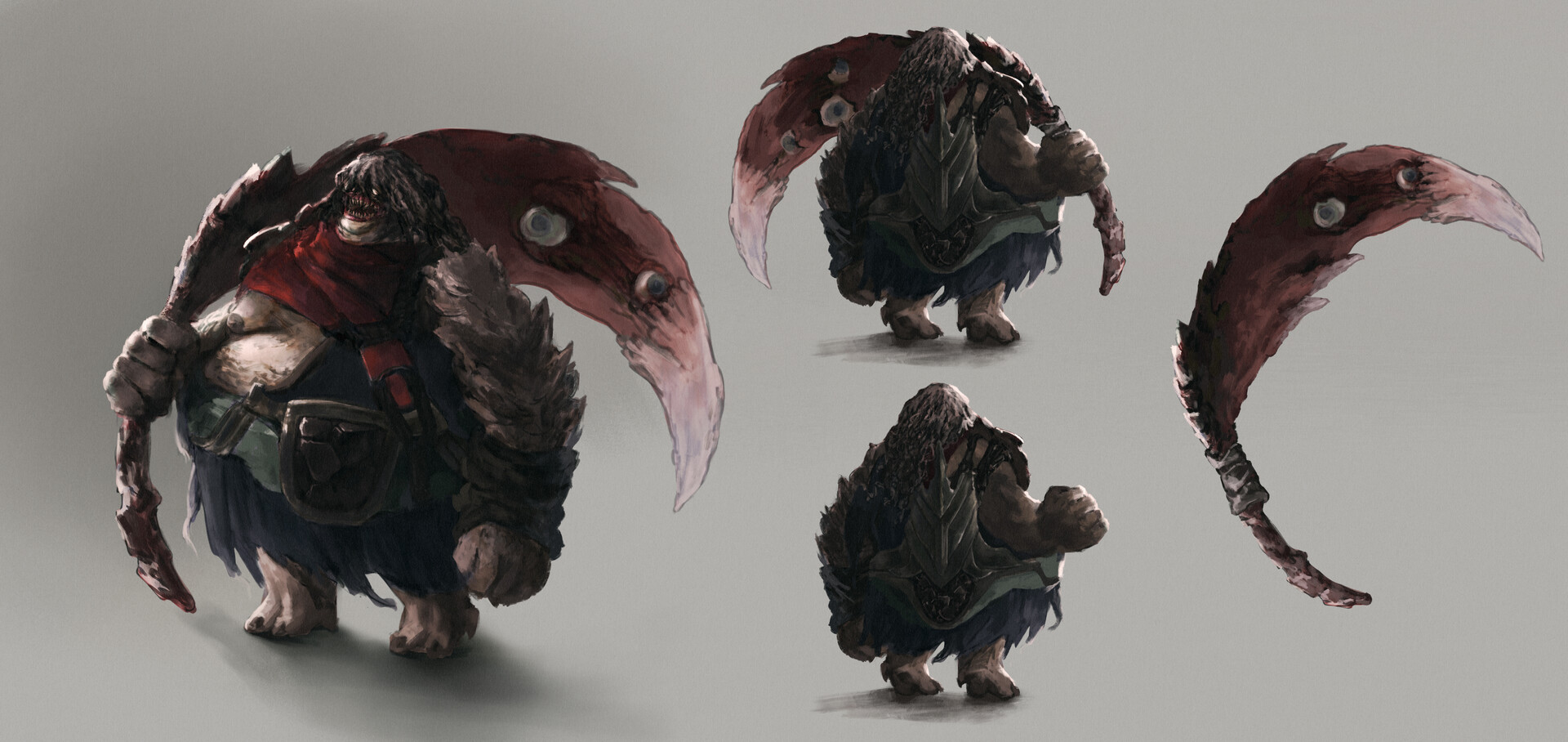 ArtStation - Grumpy Meatball, concept art