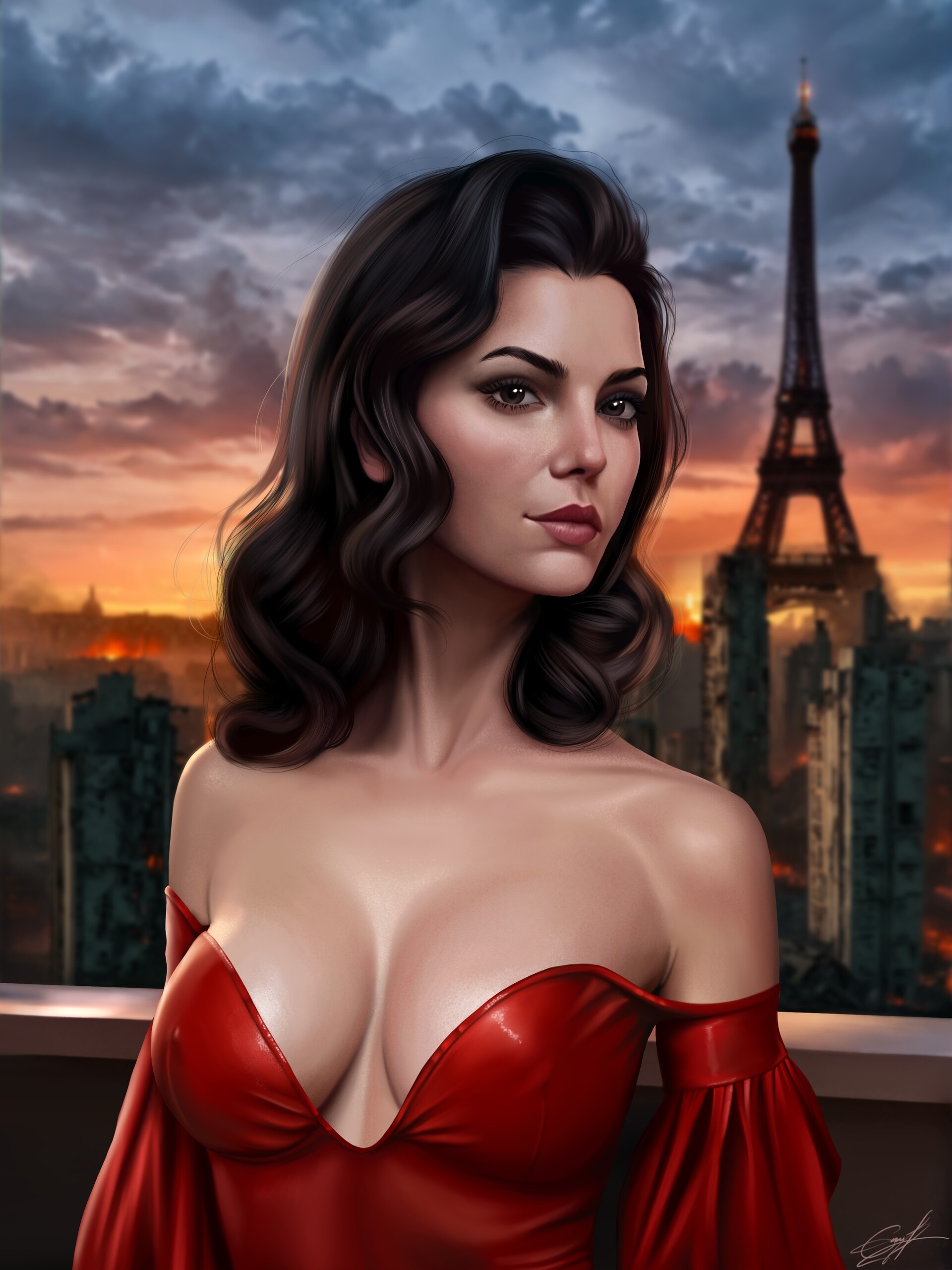 ArtStation - Elizabeth - Paris en Feu