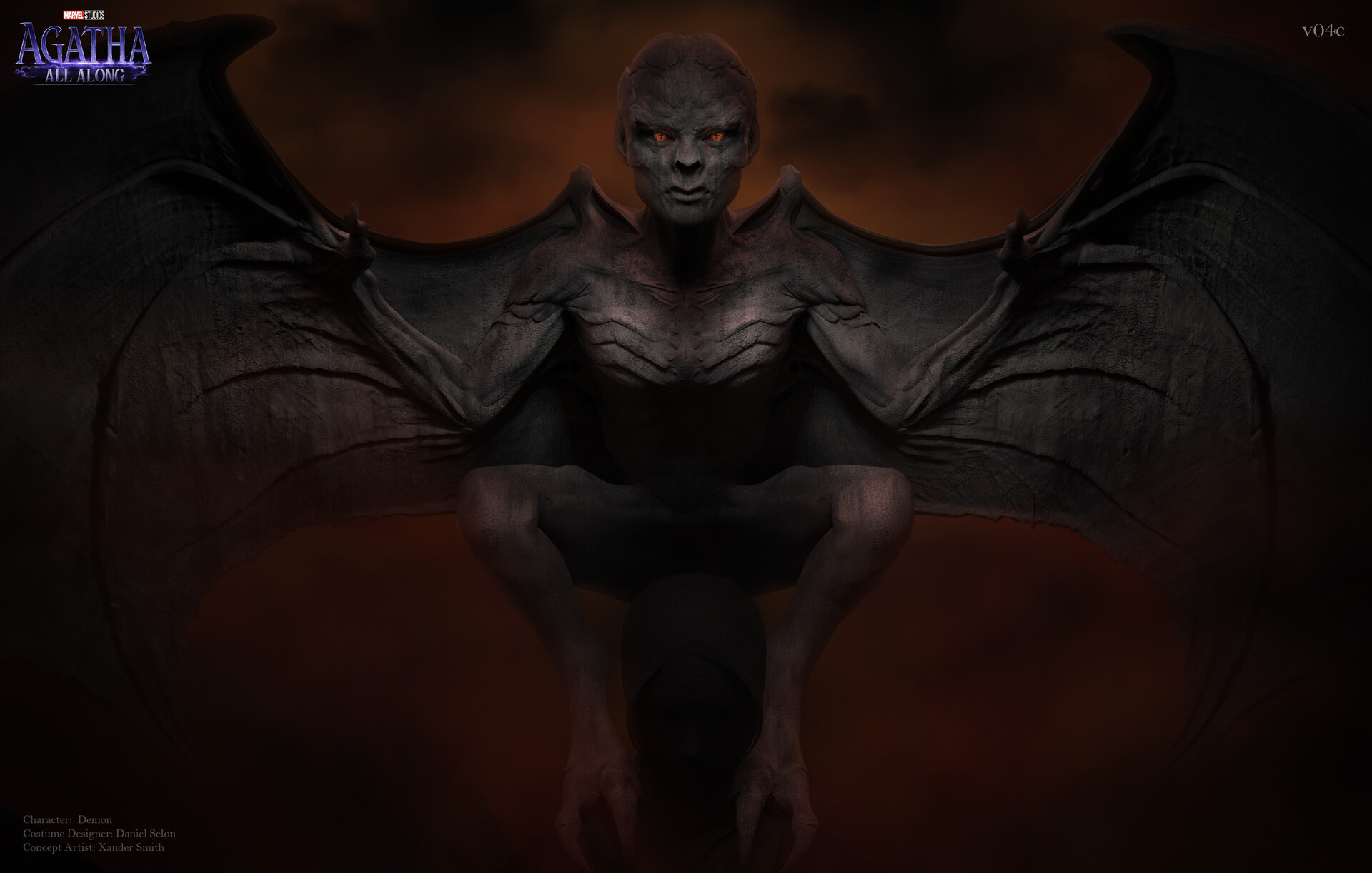 Xander Smith - Agatha All Along Concept Art | 'Demon'