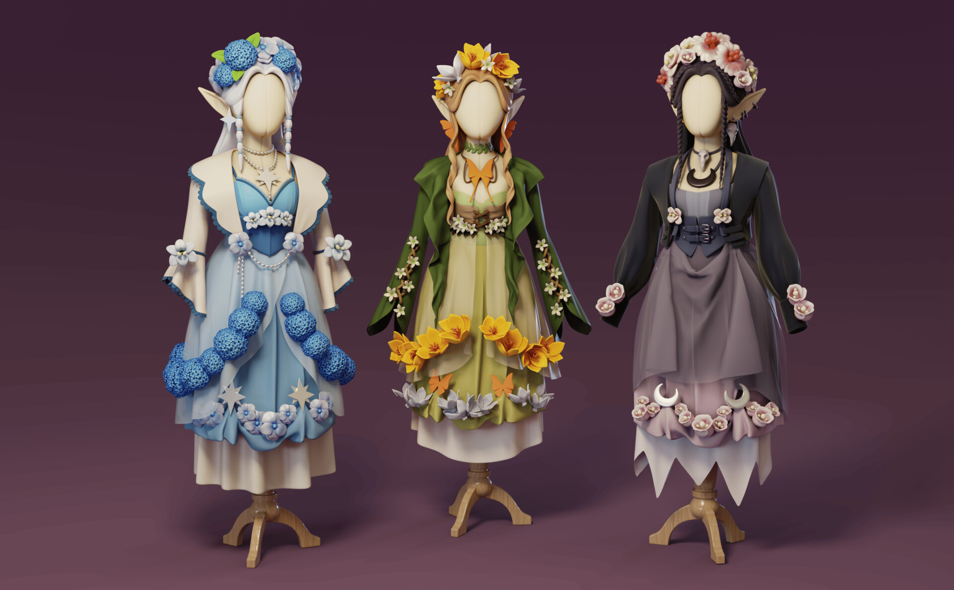 ArtStation - Elf dress