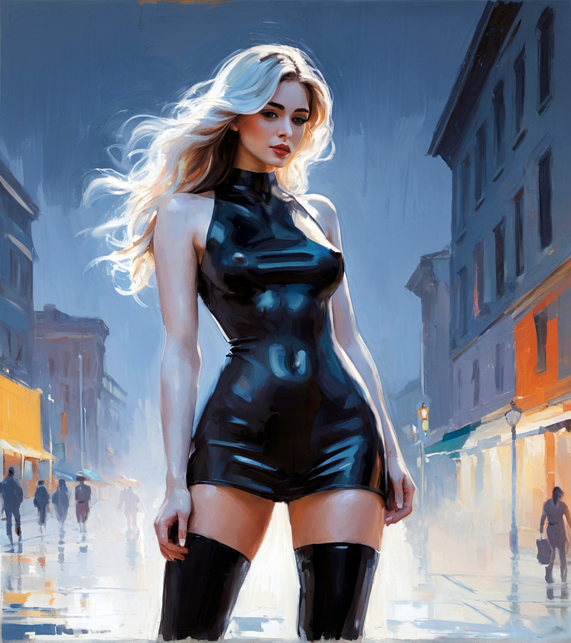 ArtStation - Ночная улица