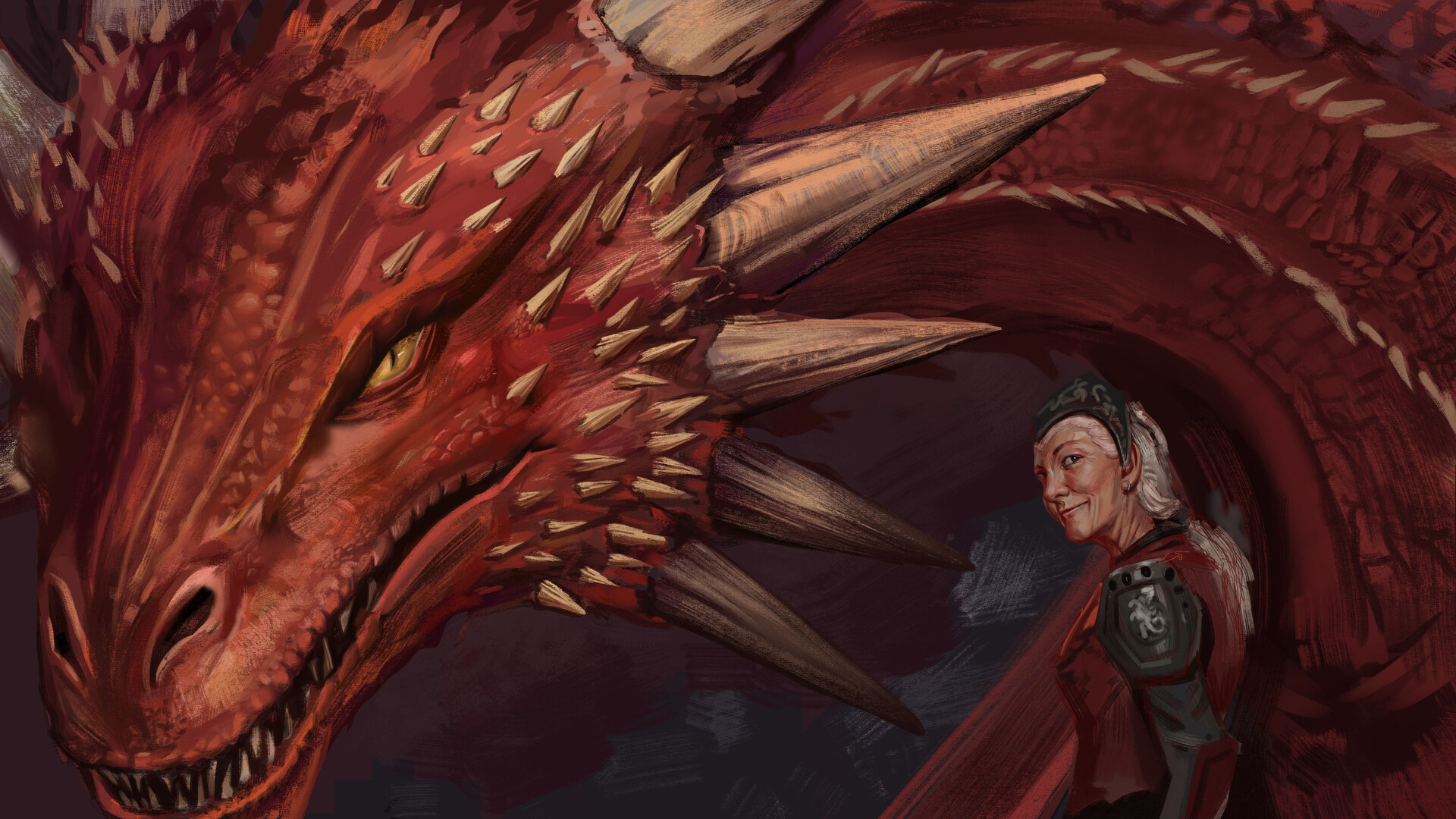 ArtStation - Princess Rhaenys Targaryen and Meleys