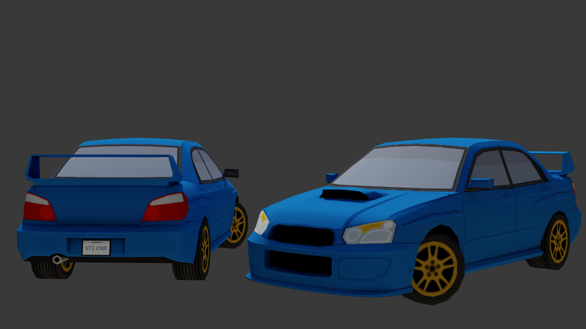 ArtStation - Project Zomboid - Subaru Impreza WRX STI