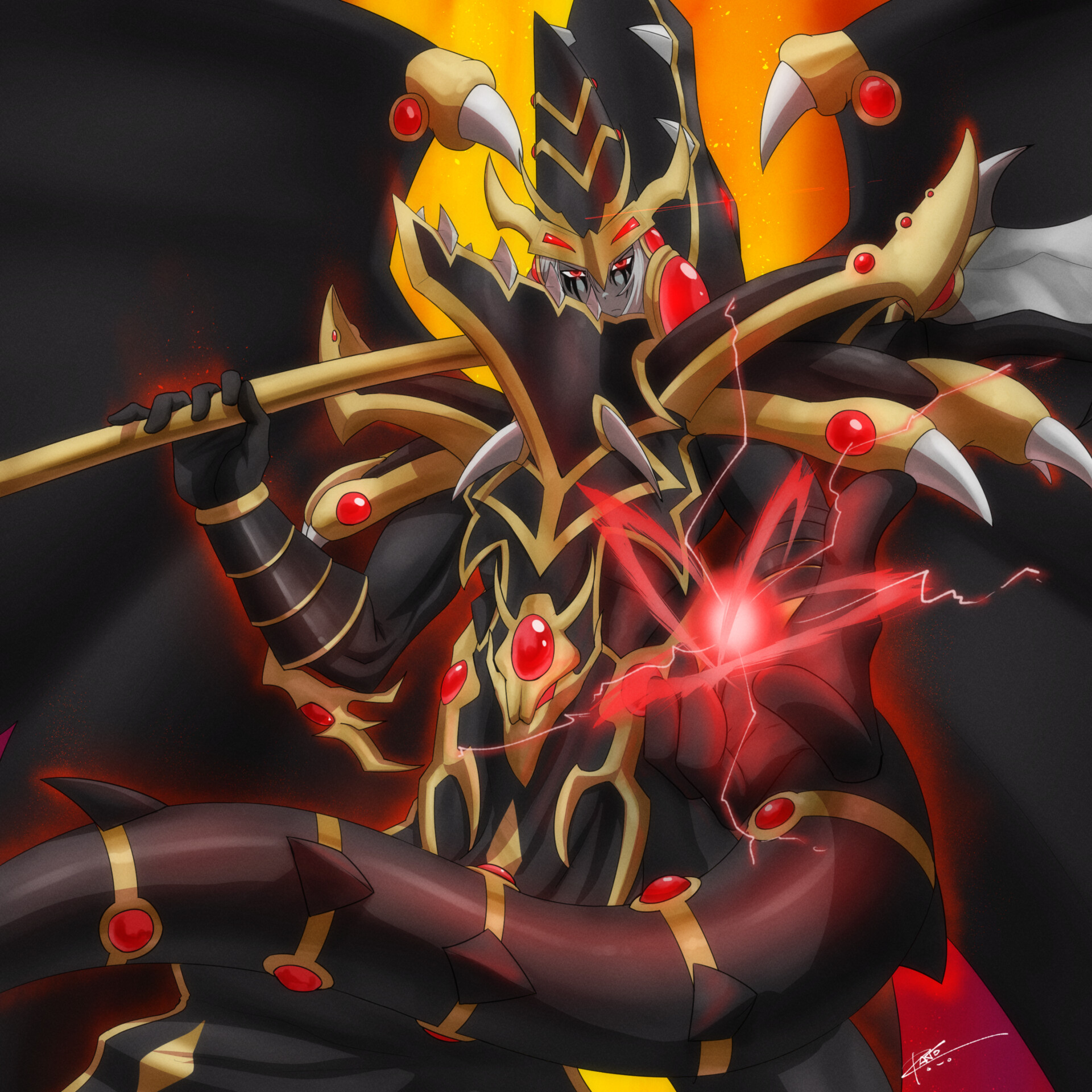 ArtStation - Red-Eyes Dark Dragoon