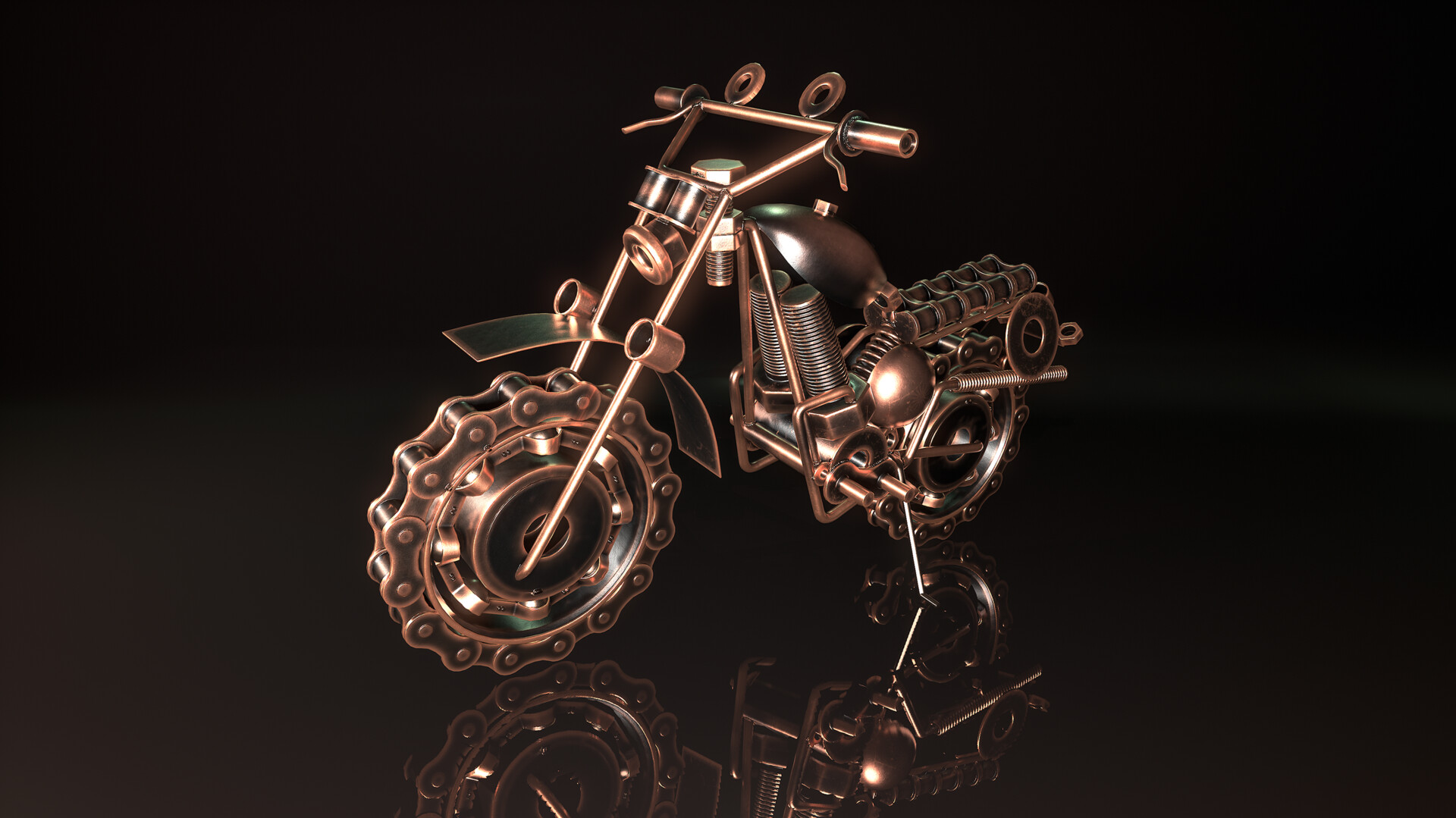 ArtStation - Metal Toy Bike