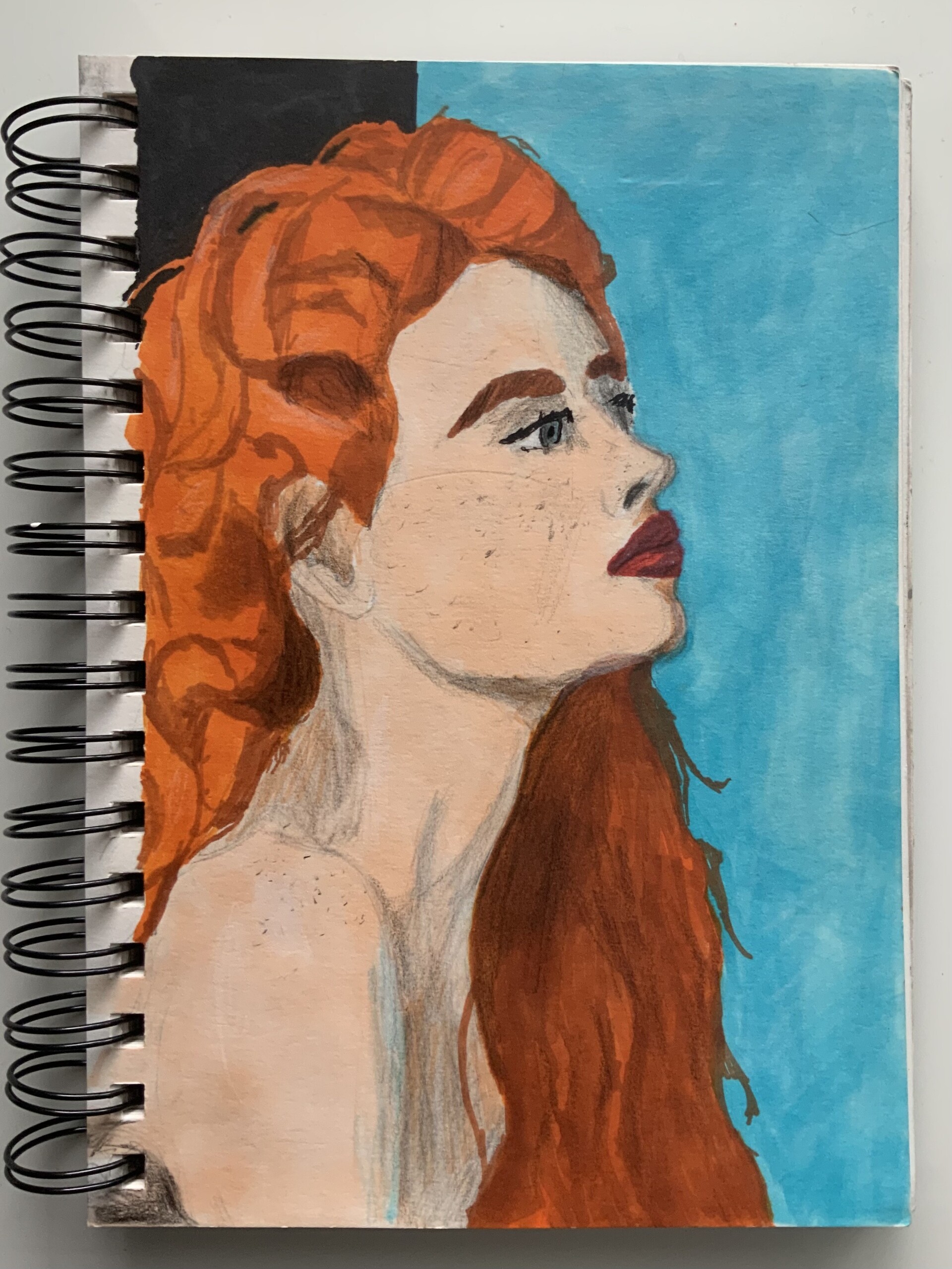 ArtStation - Alcohol Marker Portrait