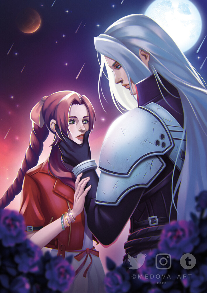 ArtStation - FF7R Zine Page